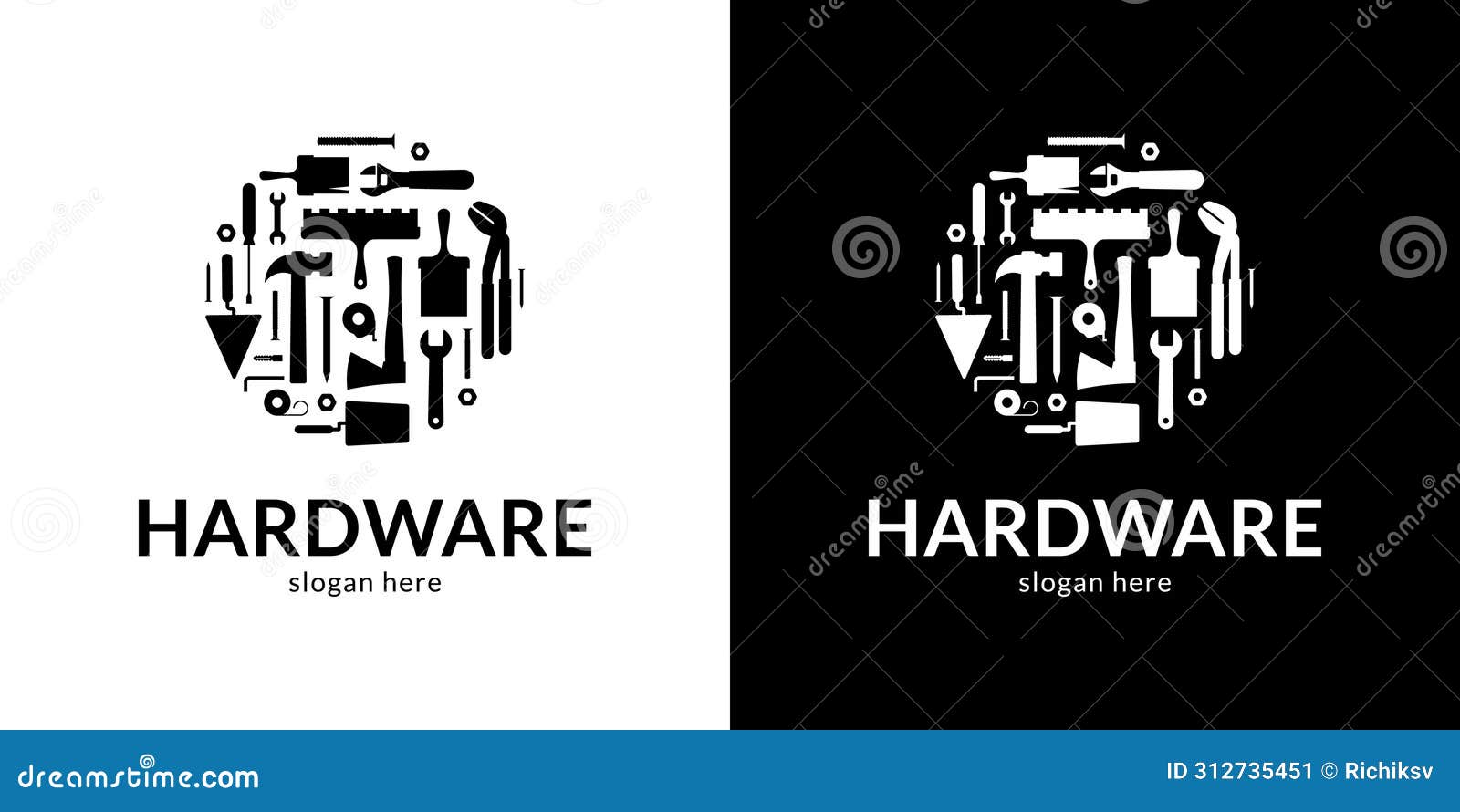 Creative hardware symbol stock vector. Illustration of master - 312735451