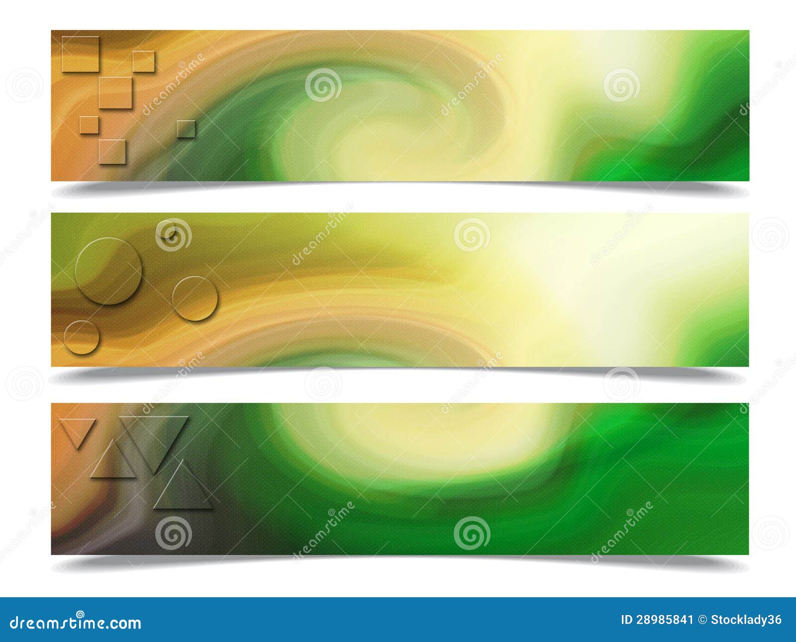 Creative header/banner set stock illustration. Illustration of ...