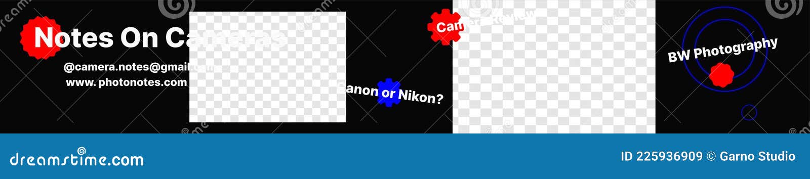 Creative Header for Your Camera Review Channel on Video Platform ...