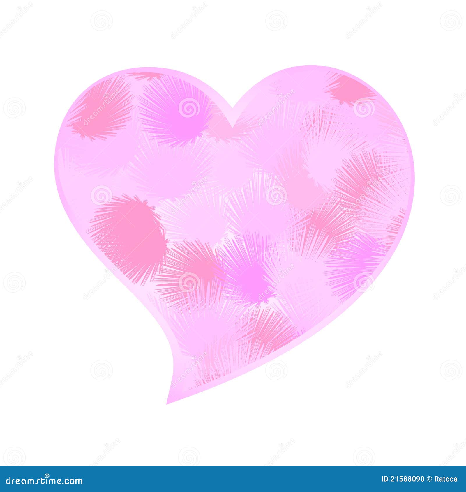 Creative heart stock vector. Illustration of decorative - 21588090