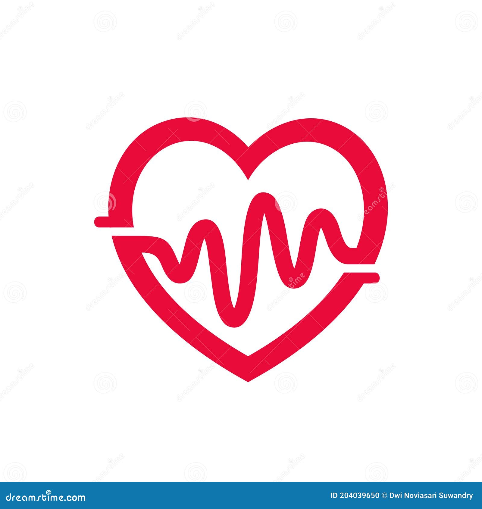 Creative Heart Beat Logo Concept Stock Vector - Illustration of beat ...