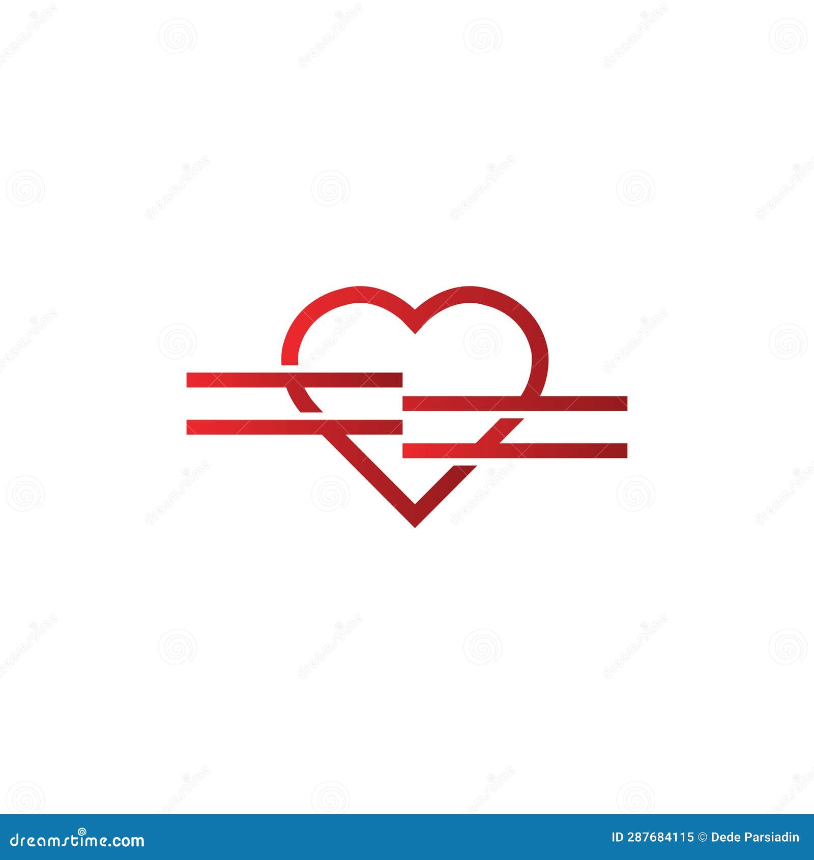 Creative Heart Logo and Symbol Design Vector Template Stock Vector ...