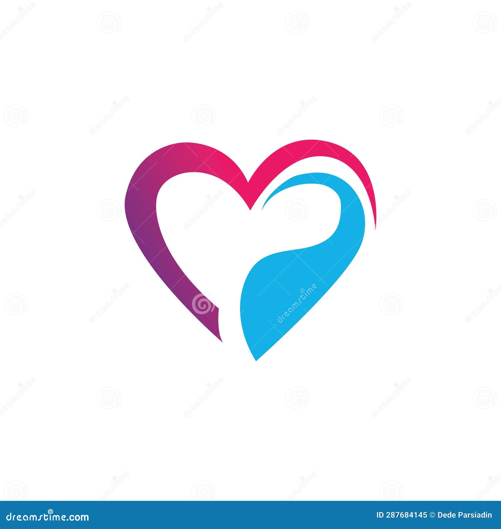 Creative Heart Logo and Symbol Design Vector Template Stock Vector ...
