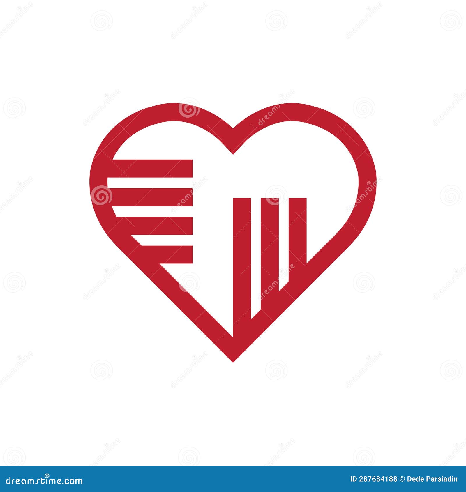 Creative Heart Logo and Symbol Design Vector Template Stock Vector ...
