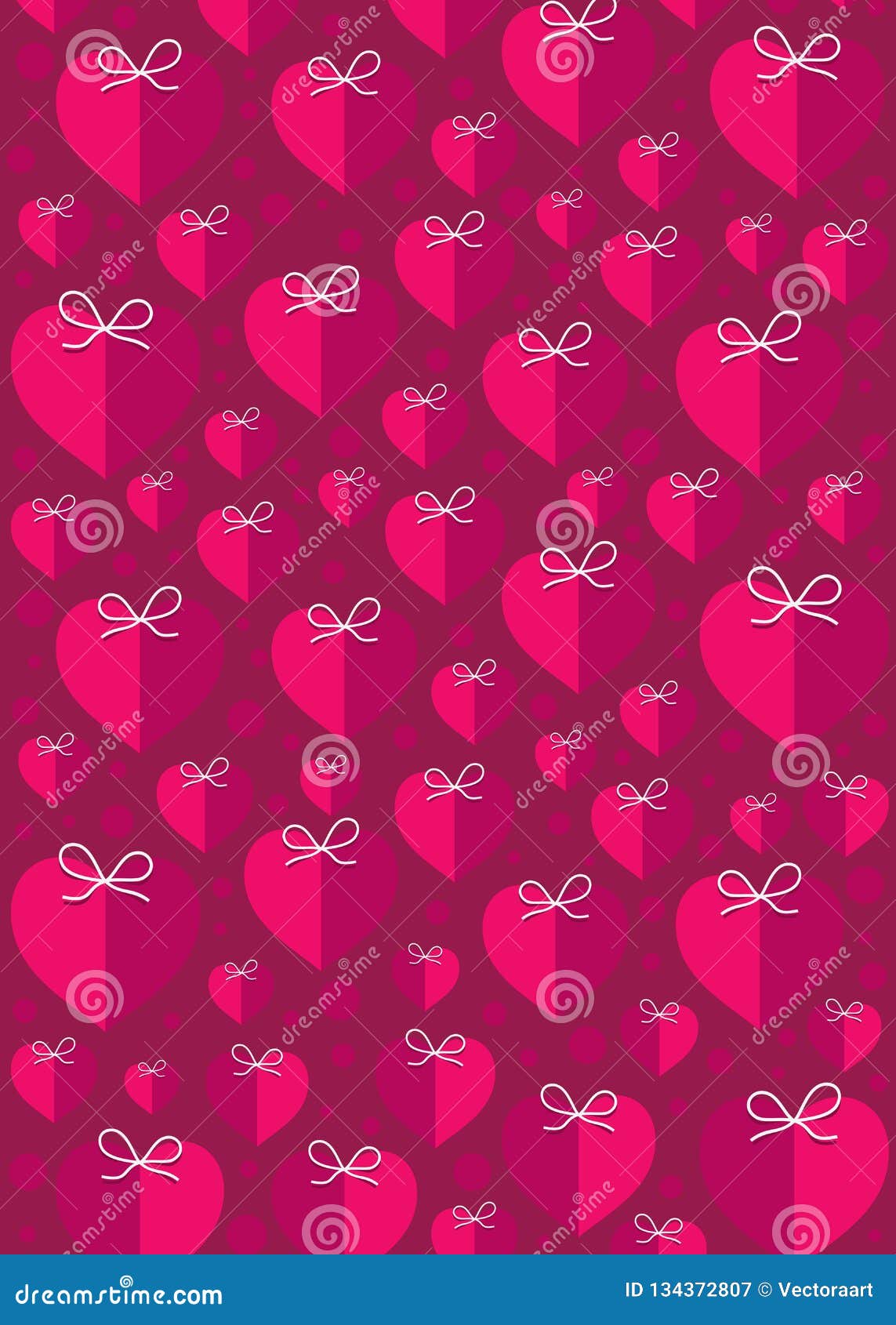 Creative Heart Shape Pattern Background Stock Vector - Illustration of ...
