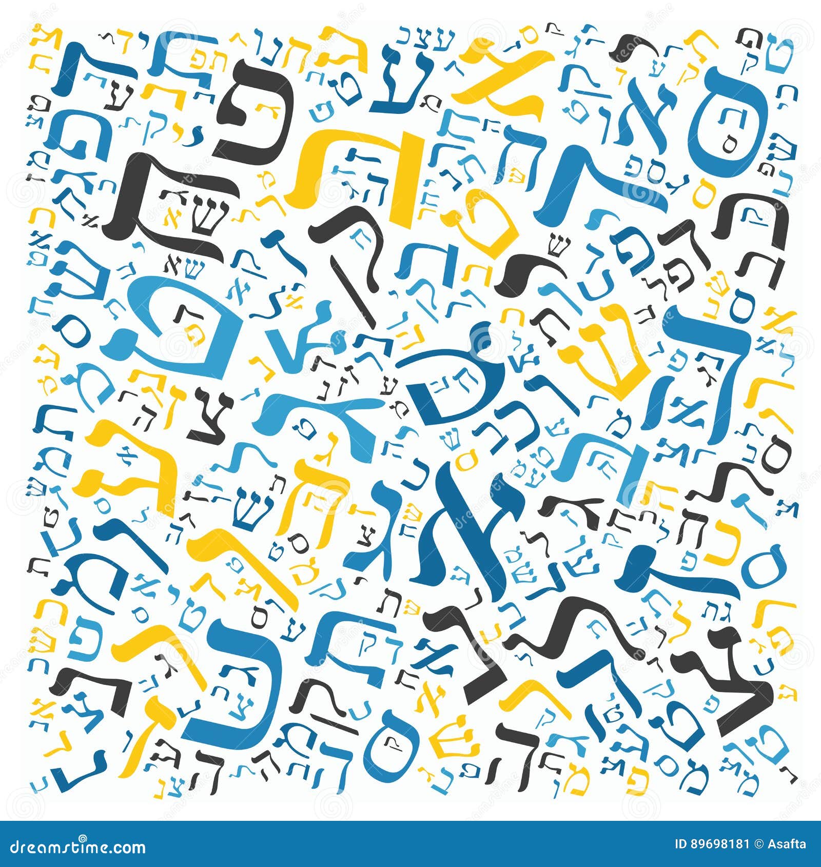 Creative Hebrew Alphabet Texture Background Royalty-Free Stock ...