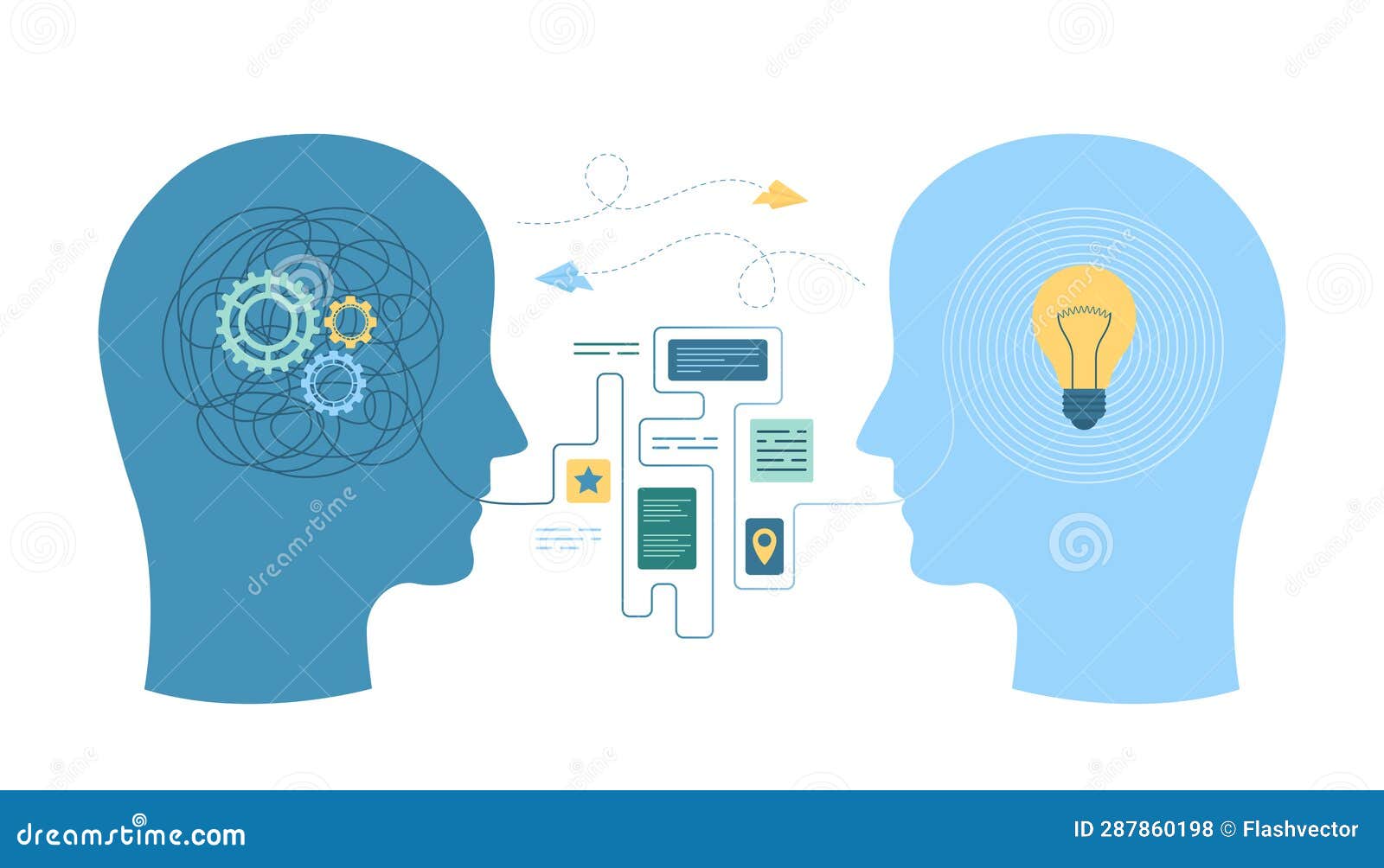 Understanding Messages Impact Concept Icon Vector Illustration ...