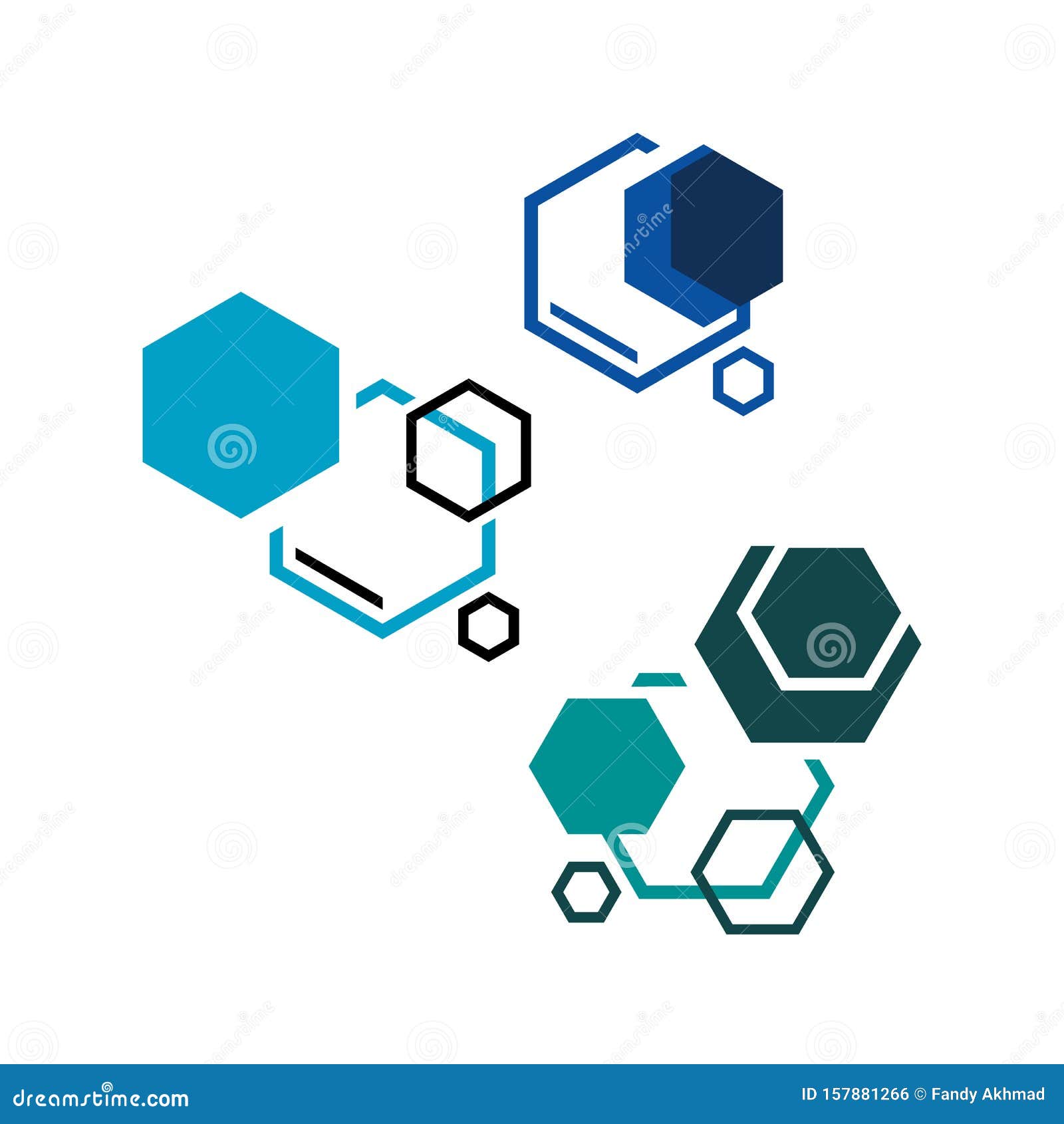 Creative Hexagon Bio Technology Symbol Lab Logo Template Vector Design ...