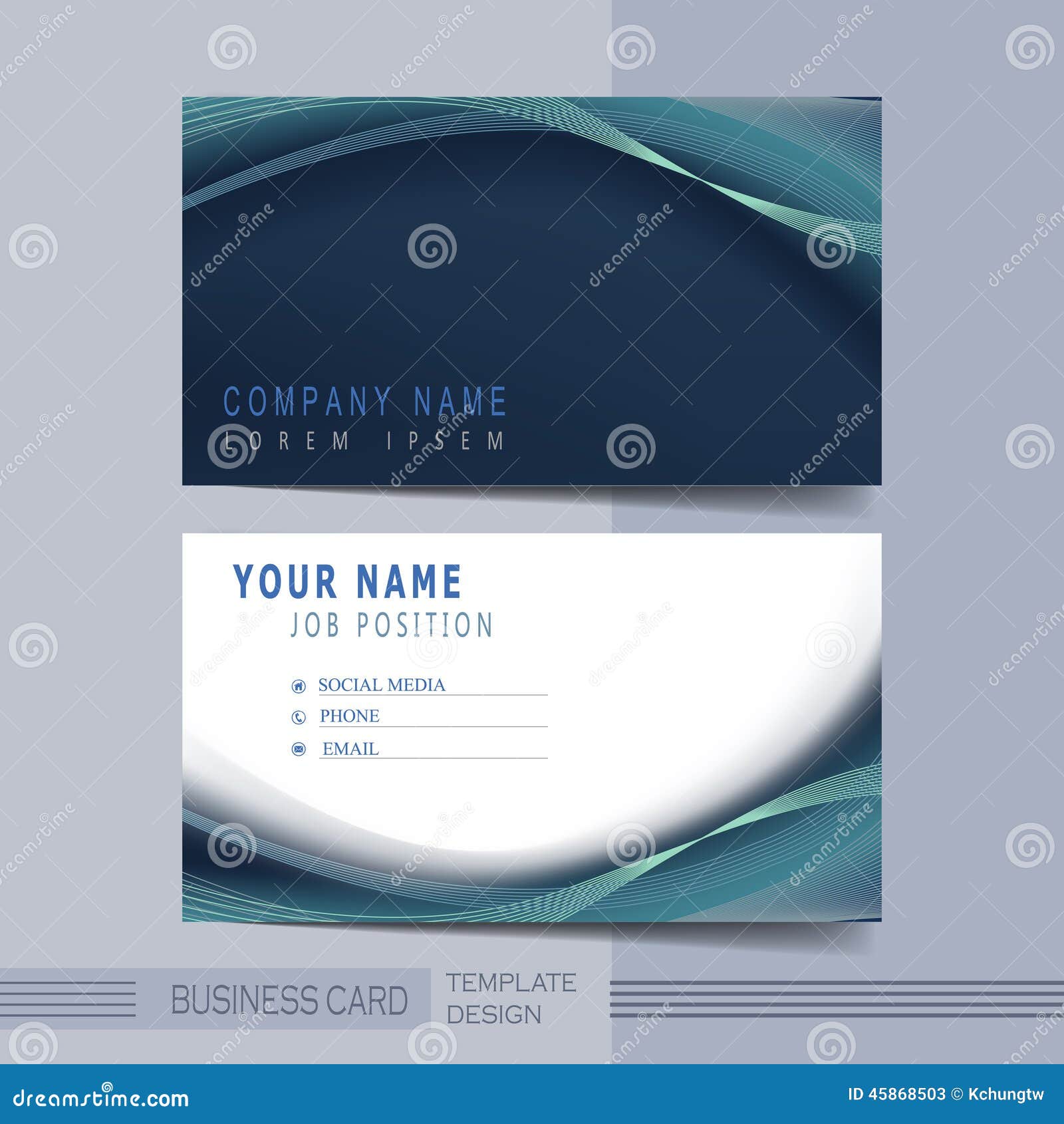 Creative Hi-tech Background for Business Card Stock Vector ...