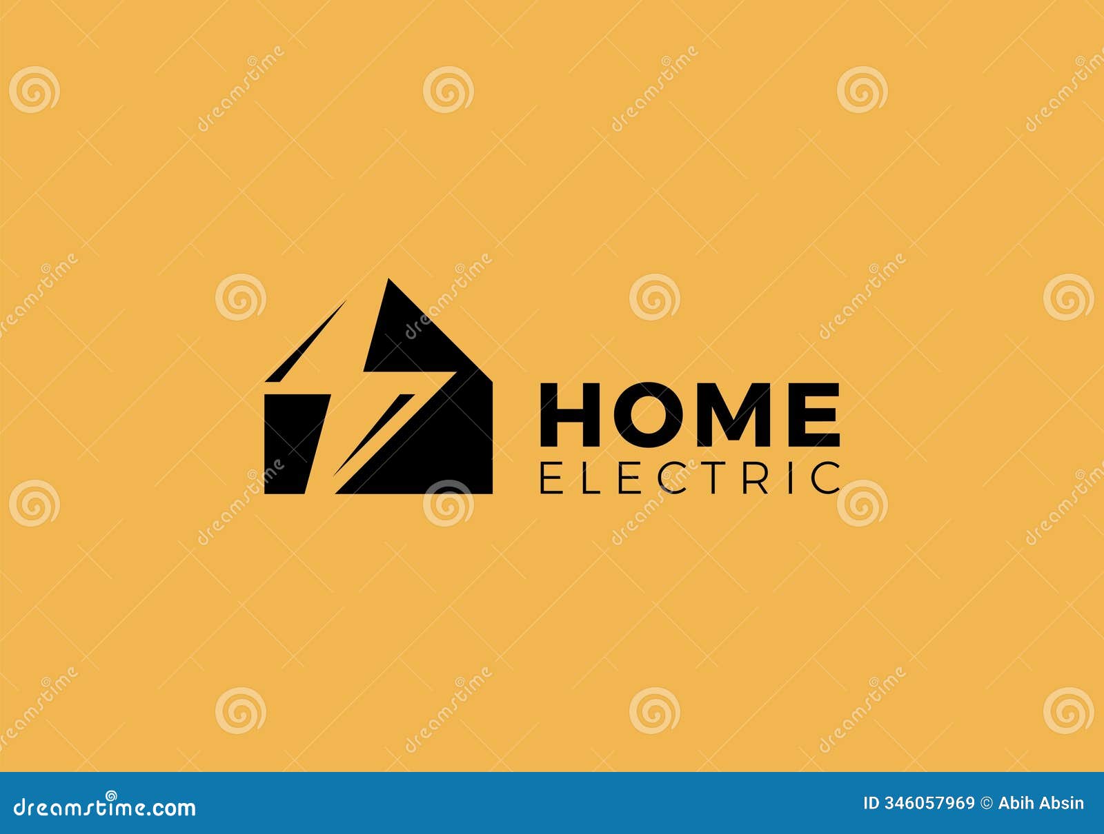 Creative Home Electric Logo Icon Vector Design Stock Illustration ...