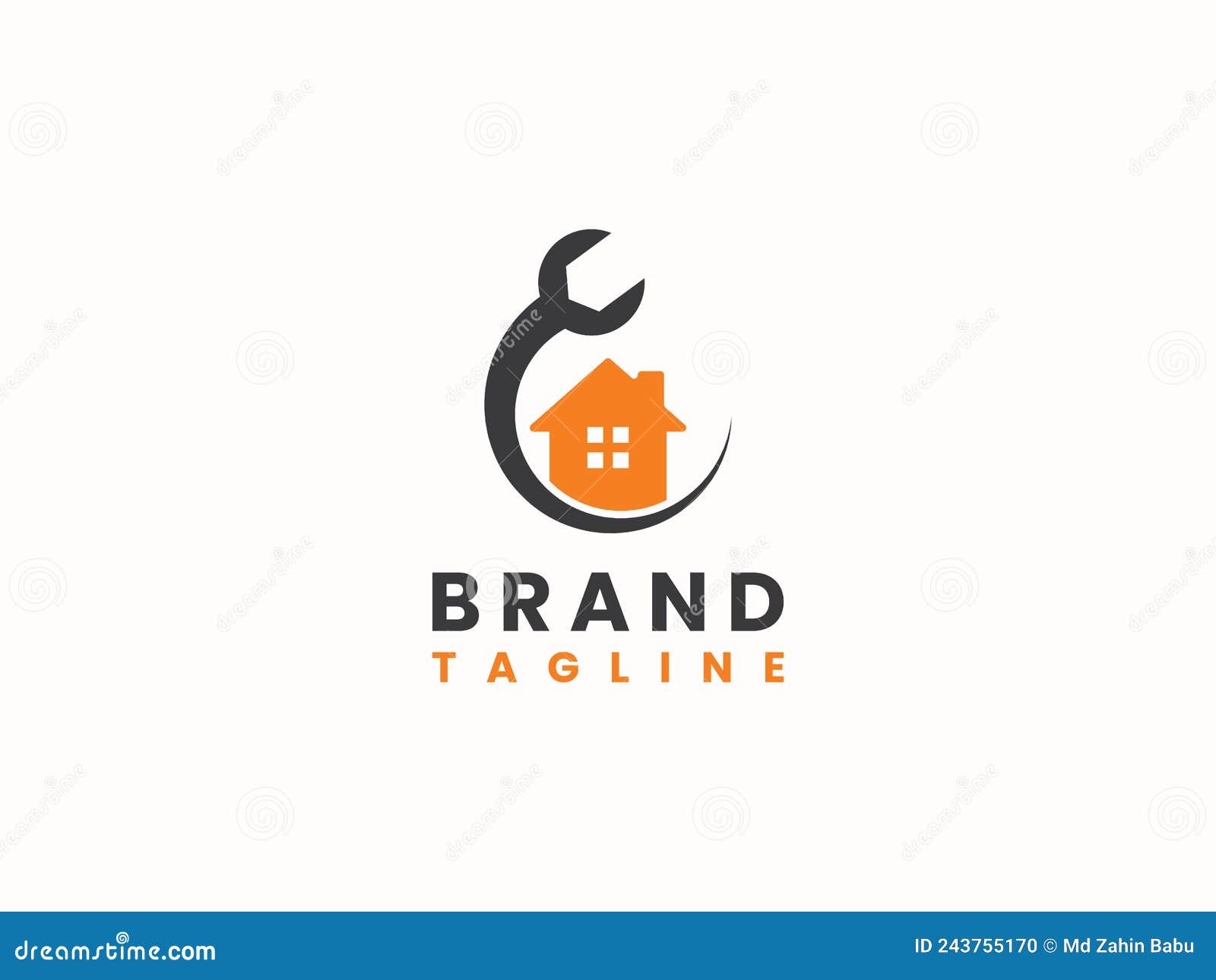 Creative House Fix Logo Template, Home Repair Logo Stock Vector ...