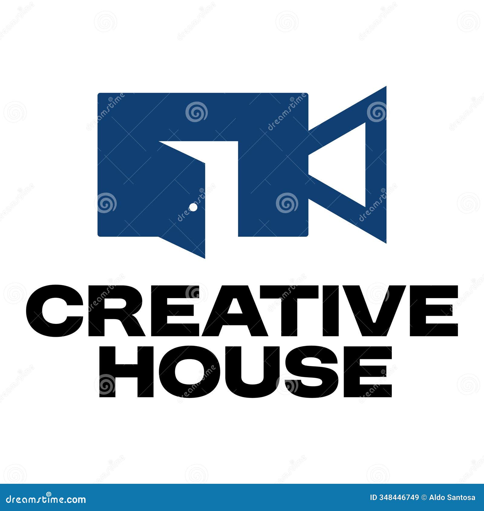 Creative House Silhouette Icon Logo Cartoon Vector | CartoonDealer.com ...