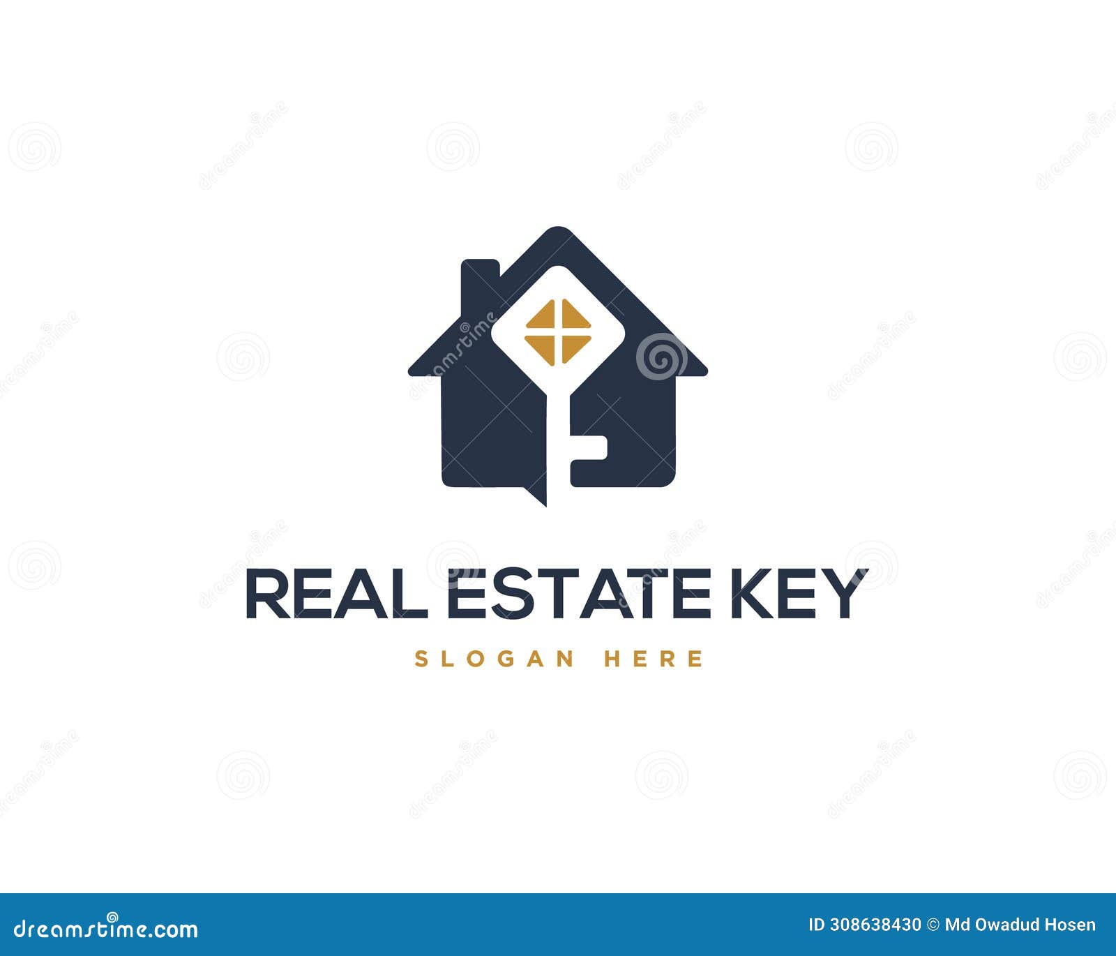 Creative House Rental Logo Design. Stock Vector - Illustration of ...