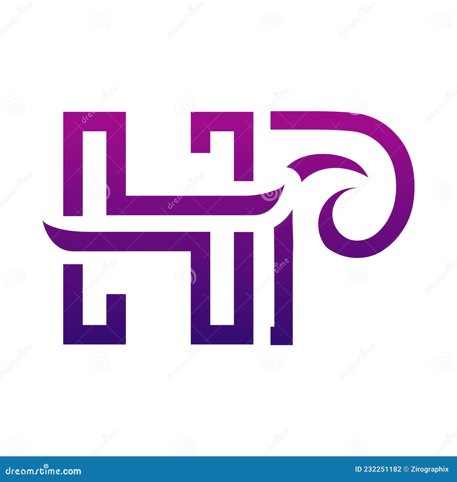 Creative HP Logo Icon Design Stock Vector - Illustration of icon ...