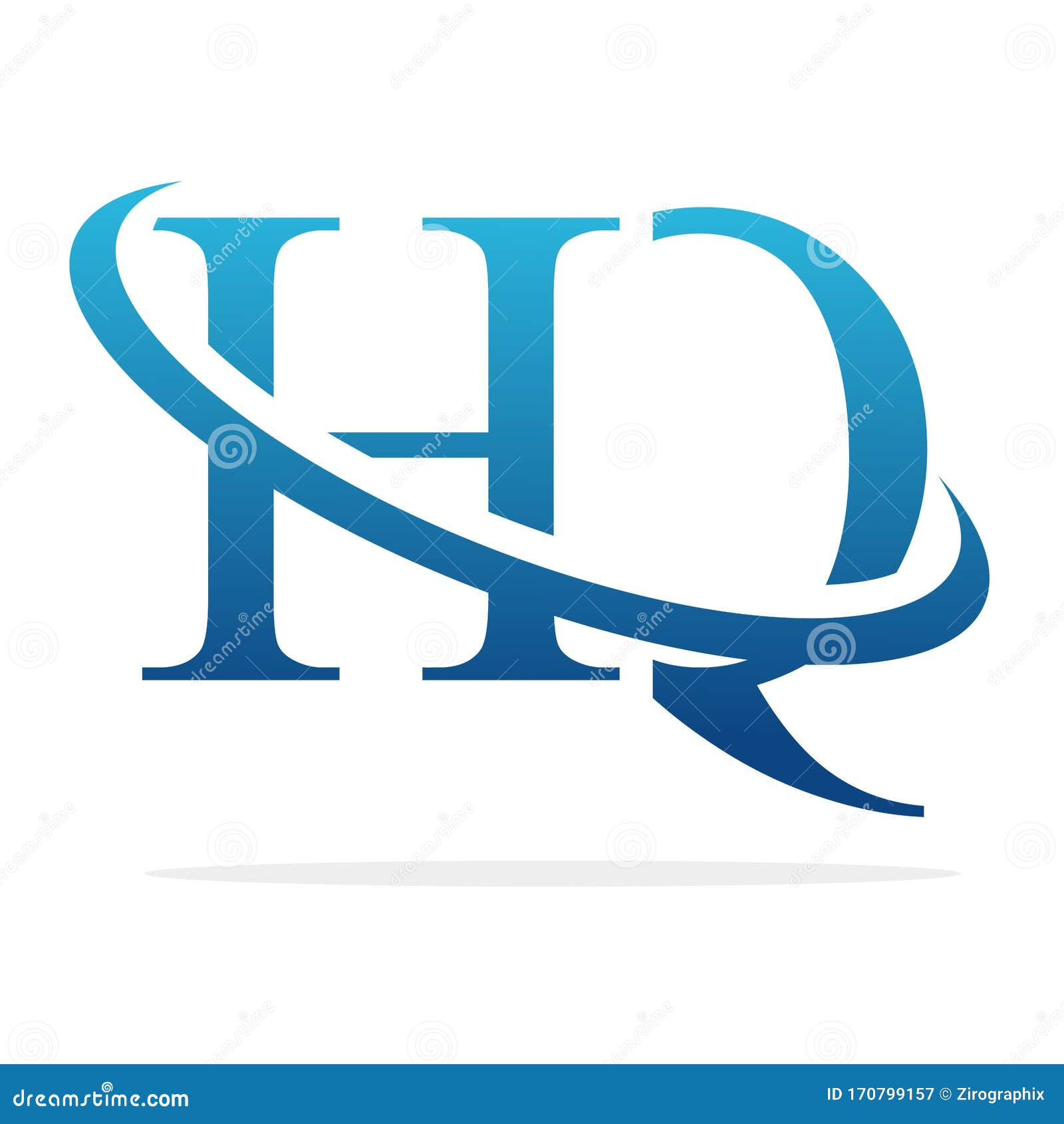 Creative HQ Logo Icon Design Stock Vector - Illustration of logo ...