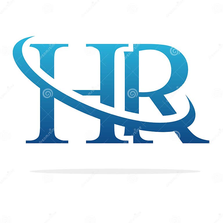 Creative HR Logo Icon Design Stock Vector - Illustration of clean, text ...