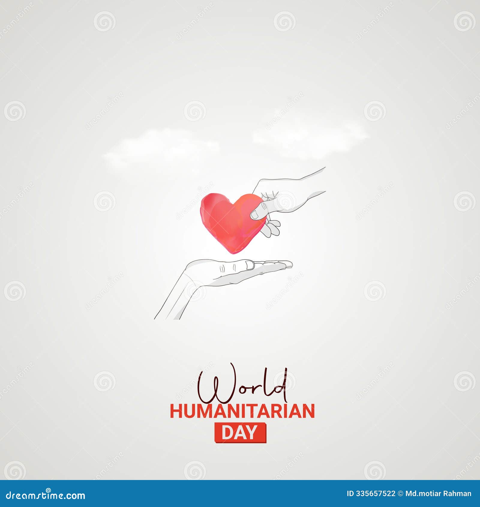 Creative Humanitarian Day Ads Design. Humanitarian Day, Humanitarian ...