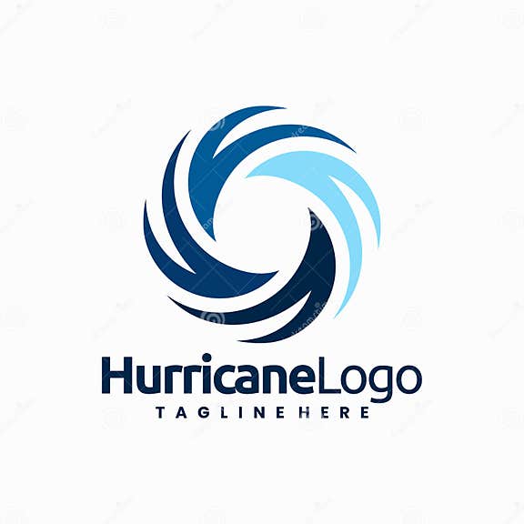 Creative Abstract Hurricane Logo Template. Stock Vector - Illustration ...