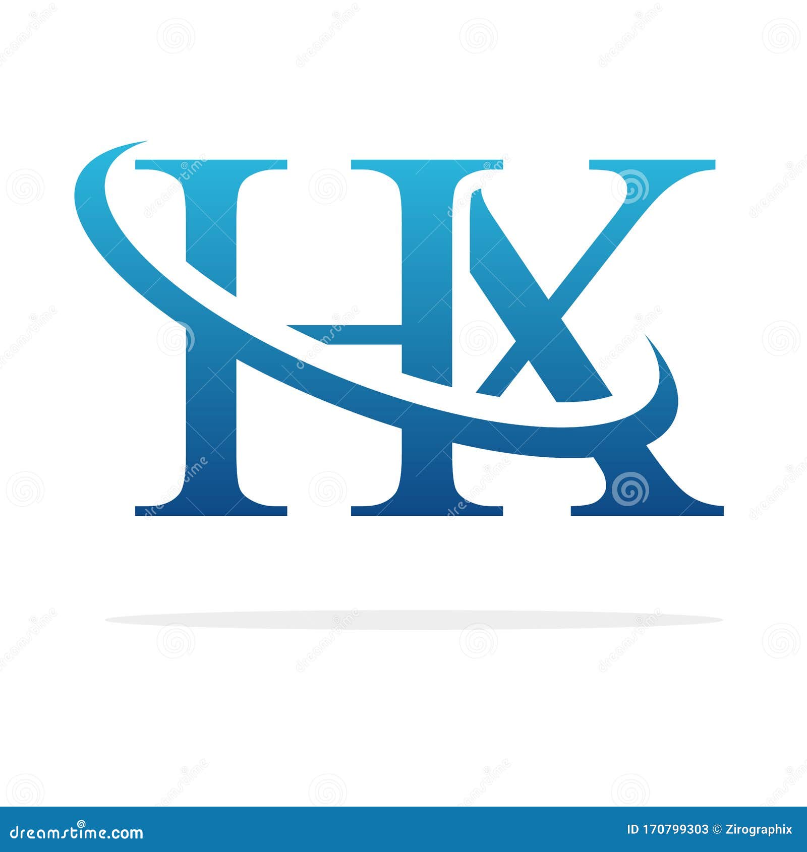 Creative HX Logo Icon Design Stock Vector - Illustration of logo ...