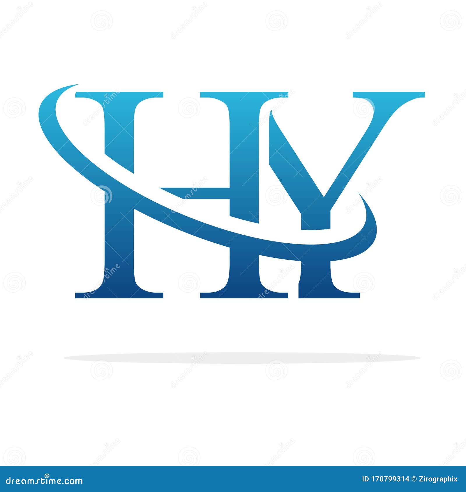 Creative HY Logo Icon Design Stock Vector - Illustration of business ...