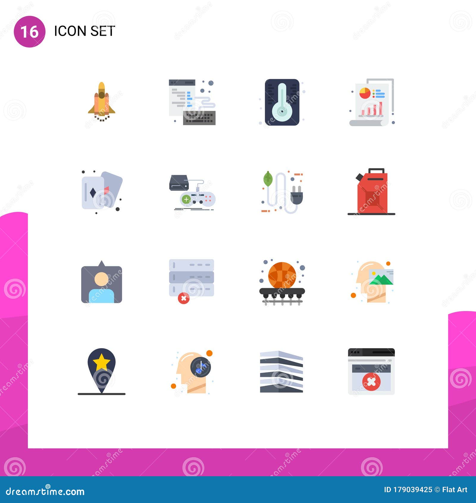 16 Creative Icons Modern Signs and Symbols of Card, Hobbies, Degree ...