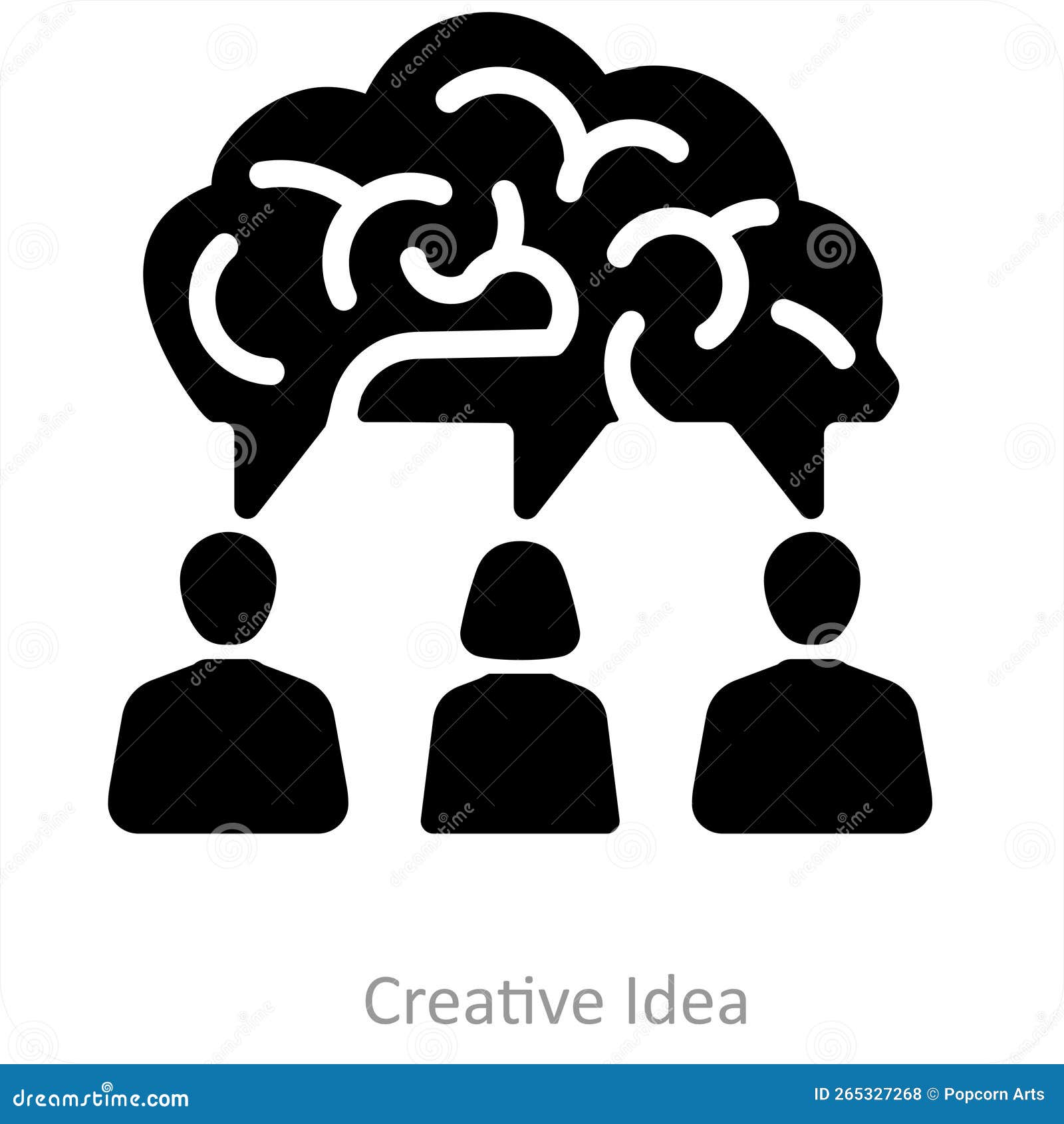 Creative idea stock vector. Illustration of idea, marketing - 265327268
