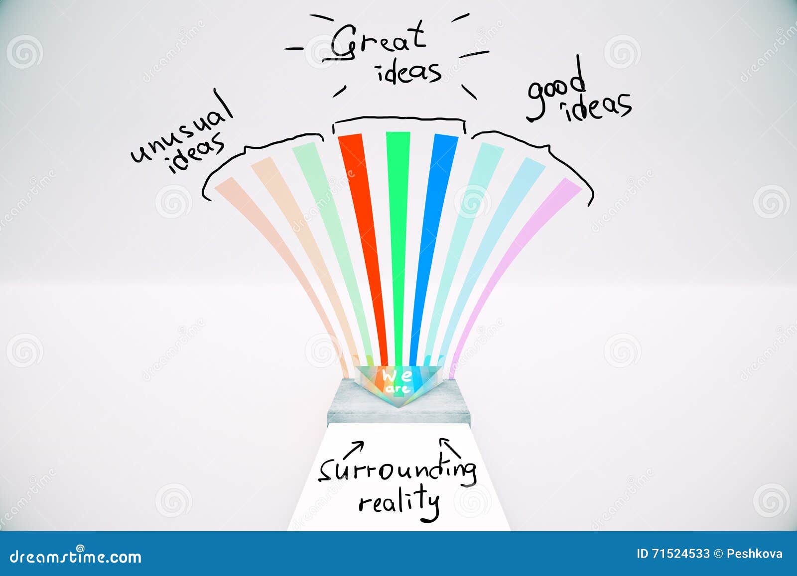 Rainbow Graph Isolated Stock Image | CartoonDealer.com #7394845