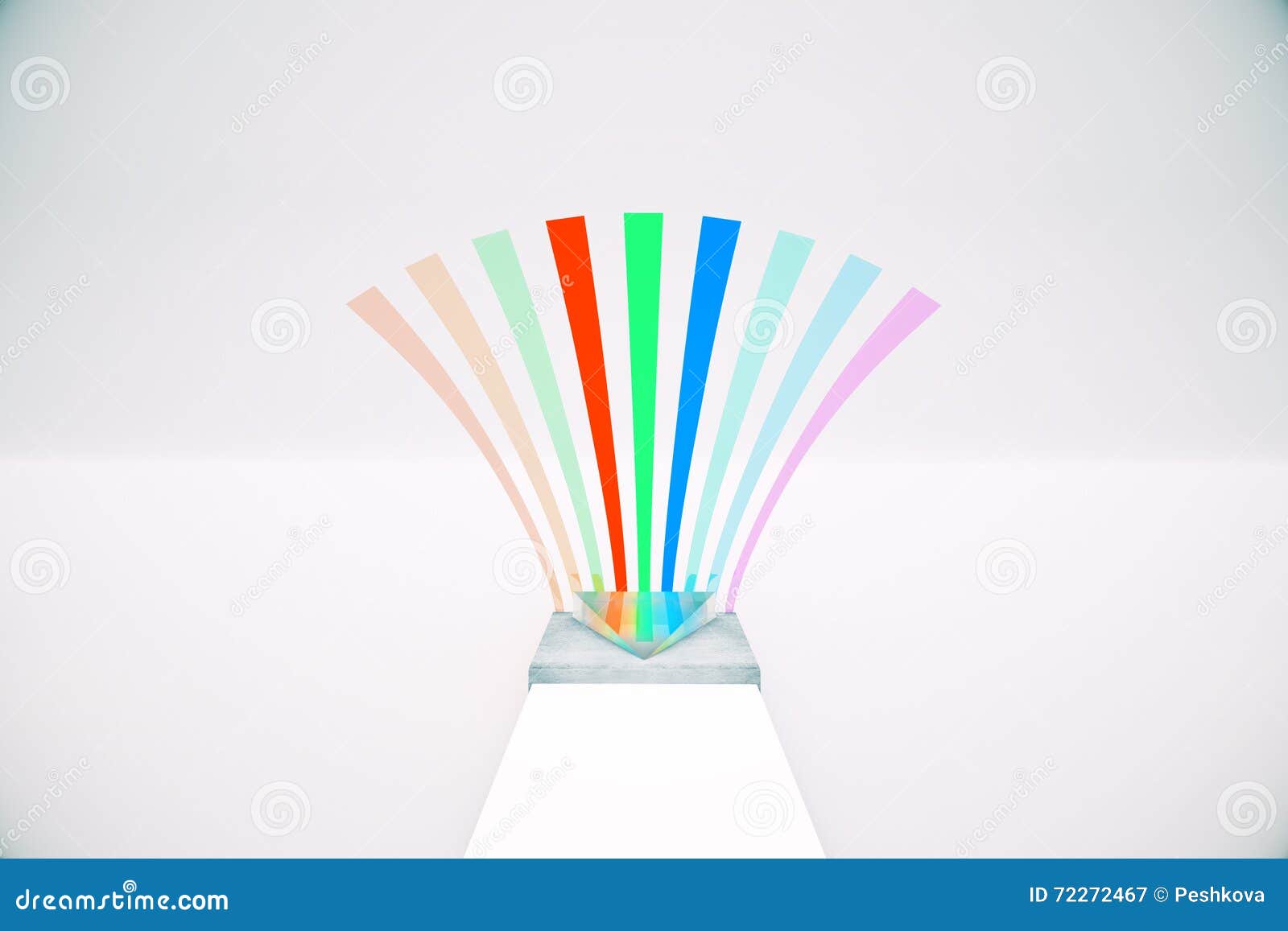 Rainbow Graph Isolated Stock Image | CartoonDealer.com #7394845