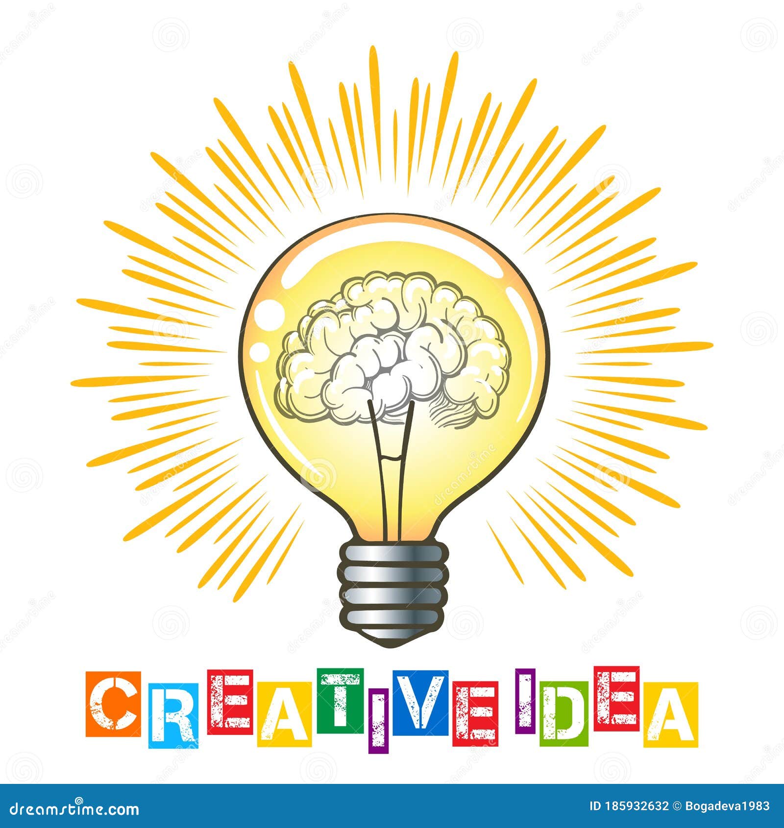 Creative Idea Concept Illustration Stock Vector - Illustration of ...