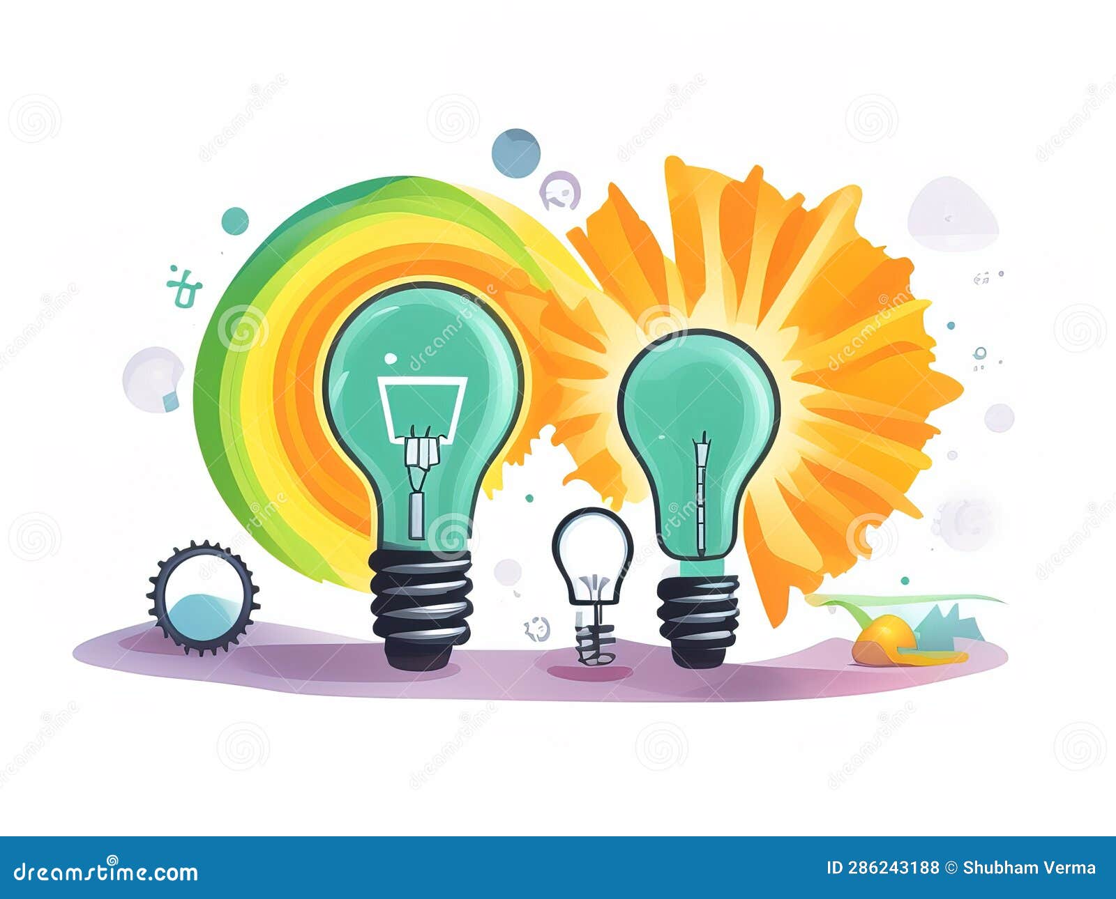 Creative Idea Concept Vector Illustration. AI Generated Stock ...