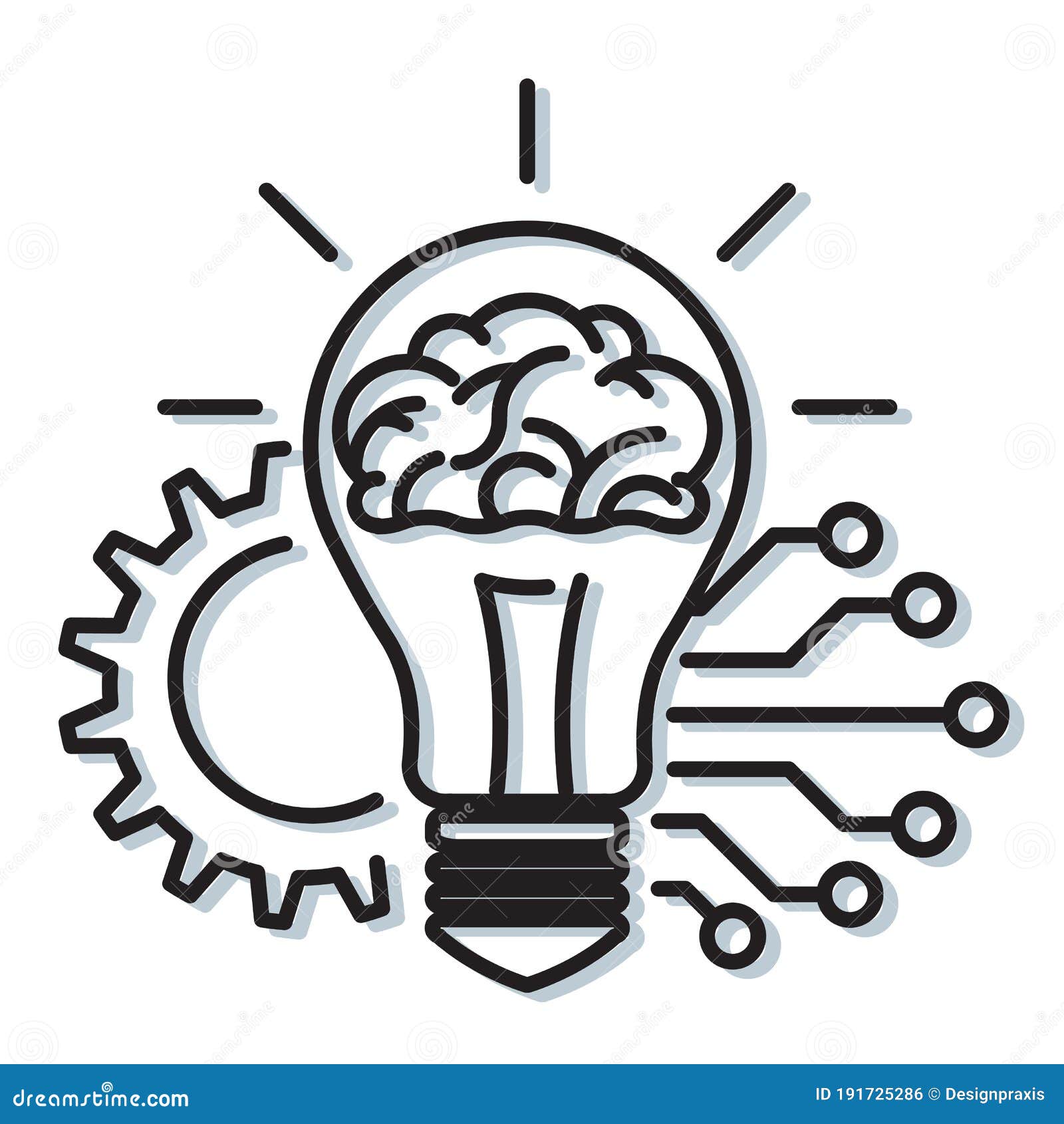 Creative Idea Development - Icon Stock Vector - Illustration of ...