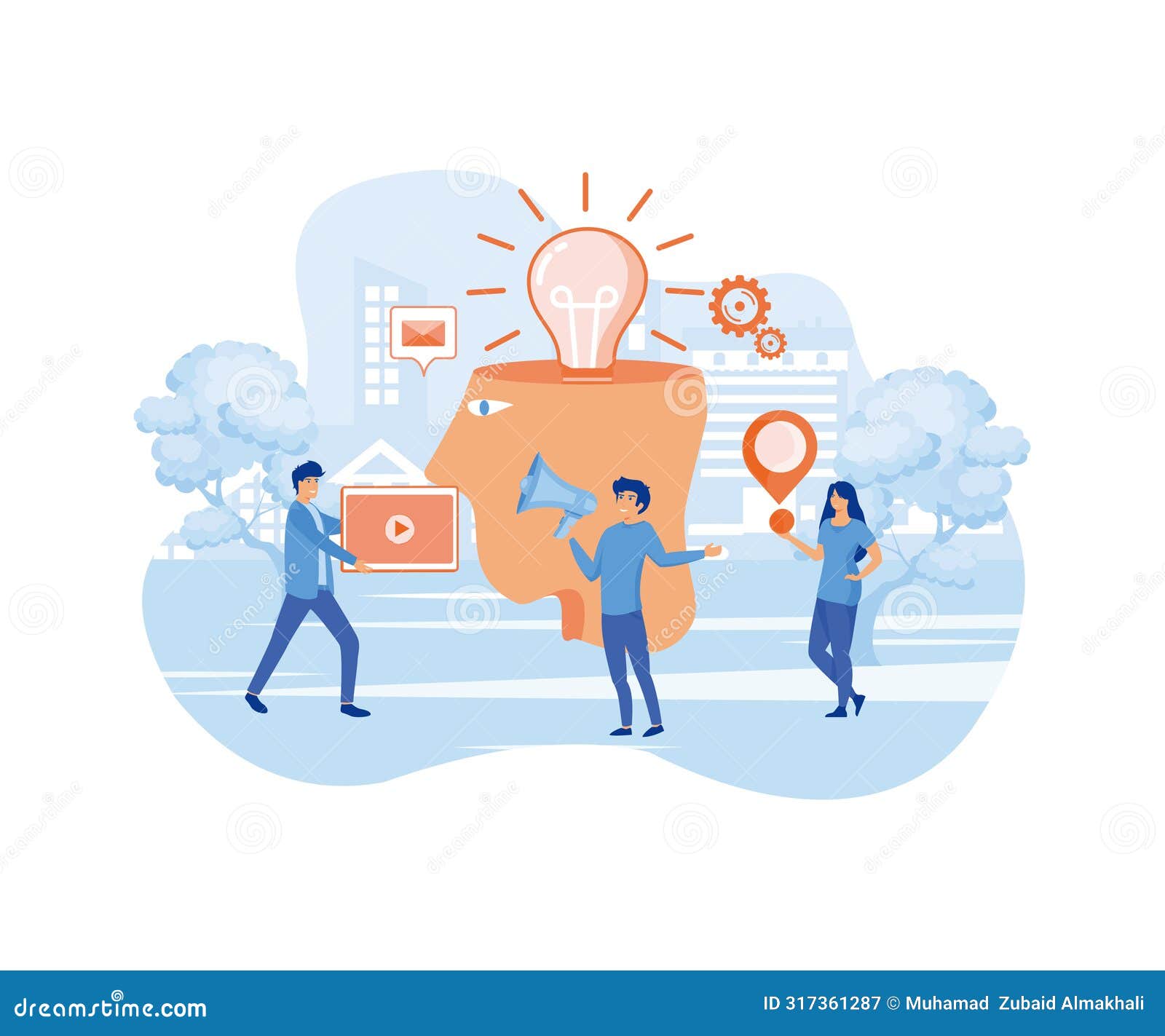 Creative Idea. Digital Information Overload. Knowledge. Idea Creative ...