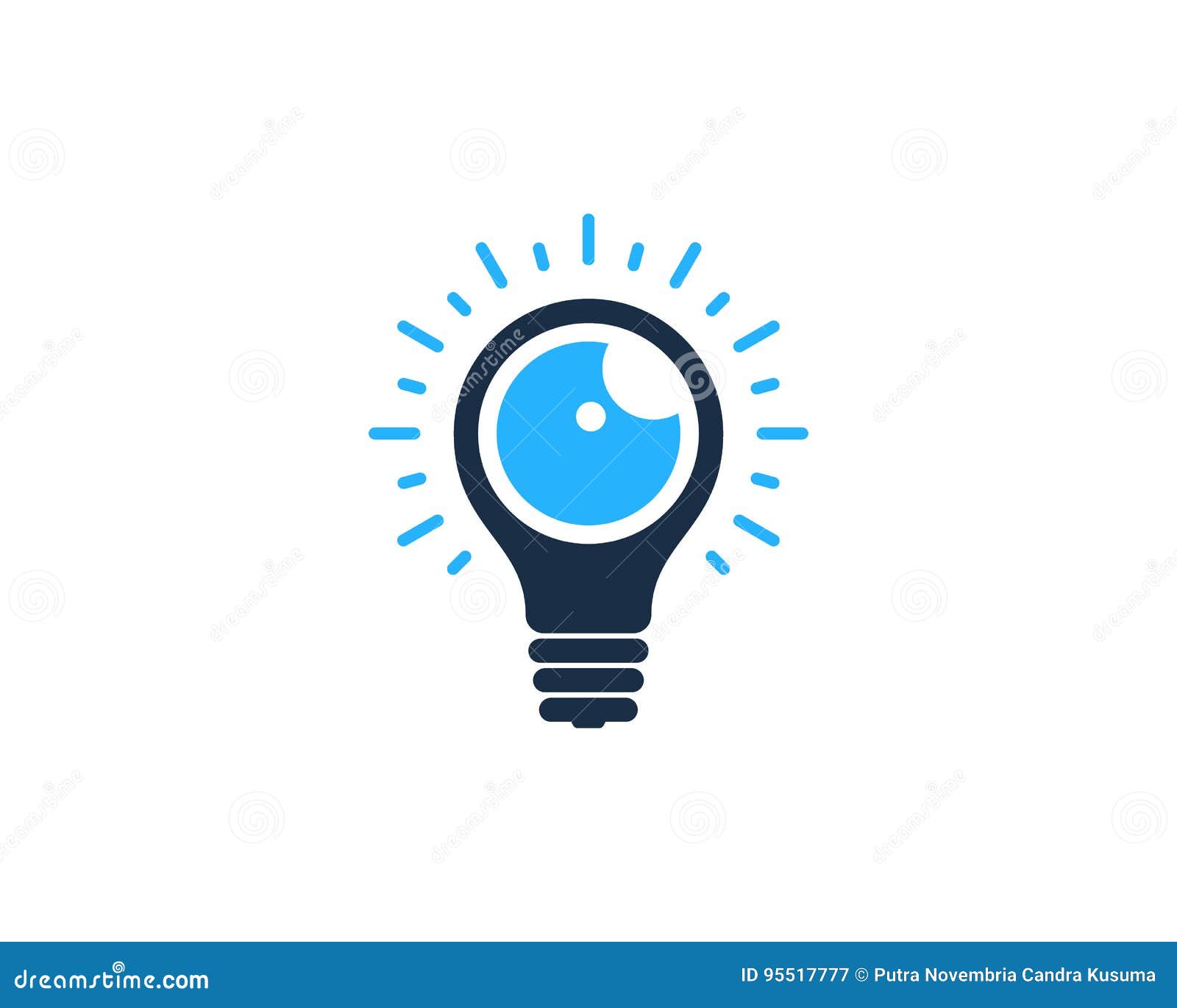 Creative Idea Eye Icon Logo Design Element Stock Vector - Illustration ...