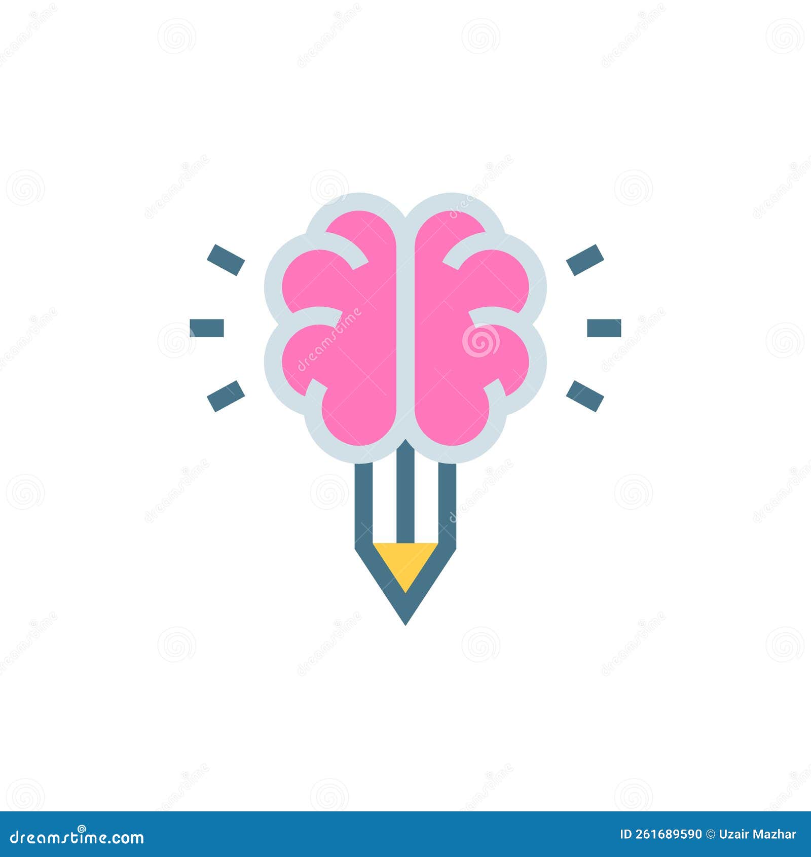 CREATIVE IDEA Icon in . Logotype Stock Illustration - Illustration of ...