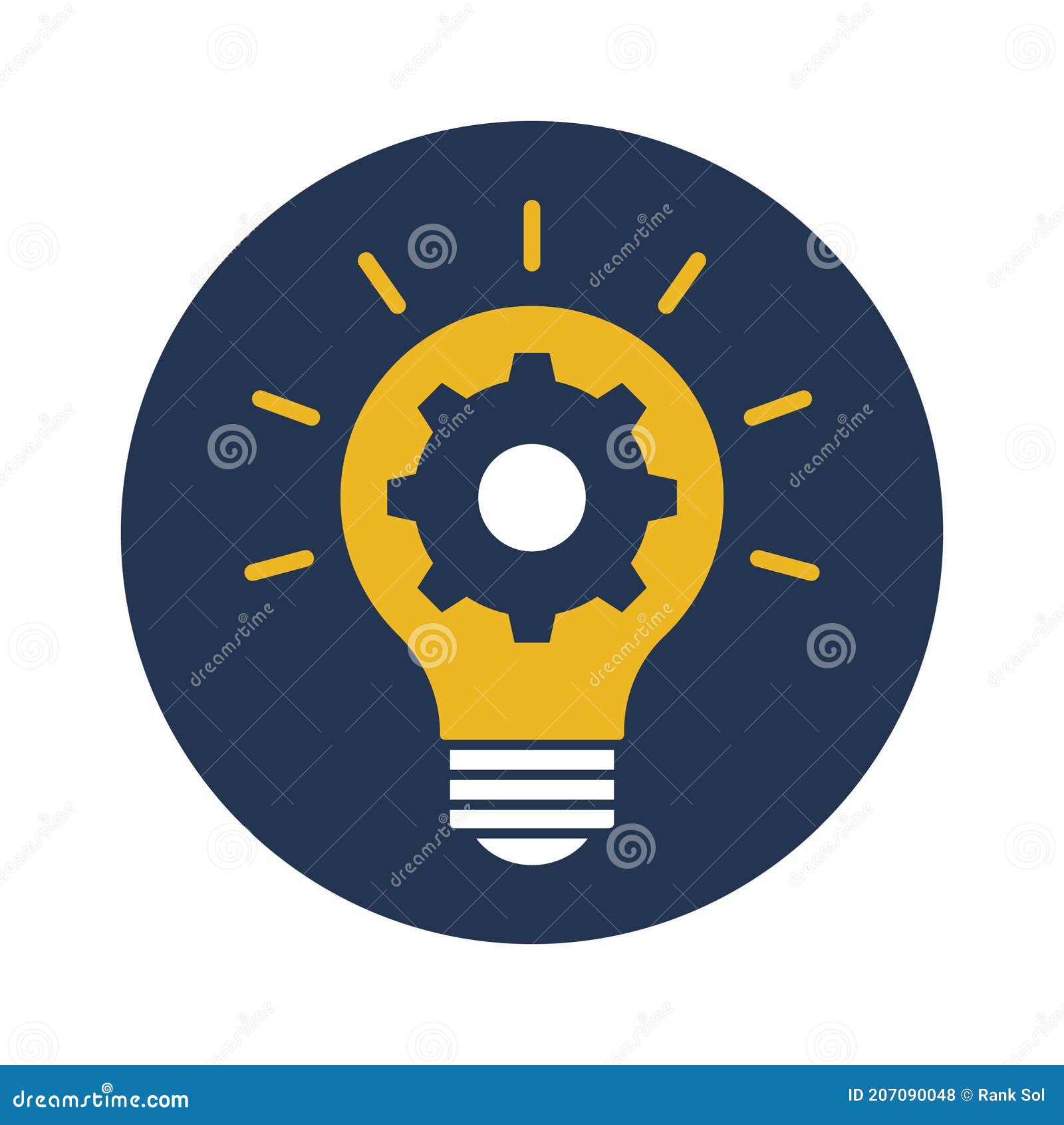 Creative Idea Isolated Vector Icon Which Can Easily Modify or Edit ...