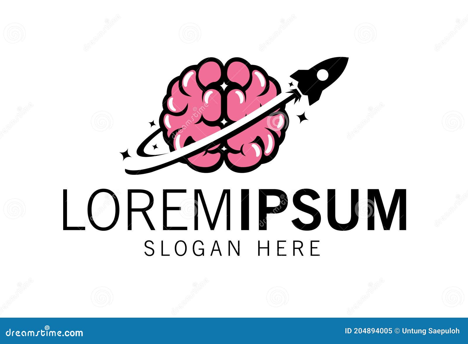 Creative Idea Launch Rocket Brain Logo Design Stock Vector ... Creative Idea Launch Rocket Brain Logo Design Stock Vector ...
