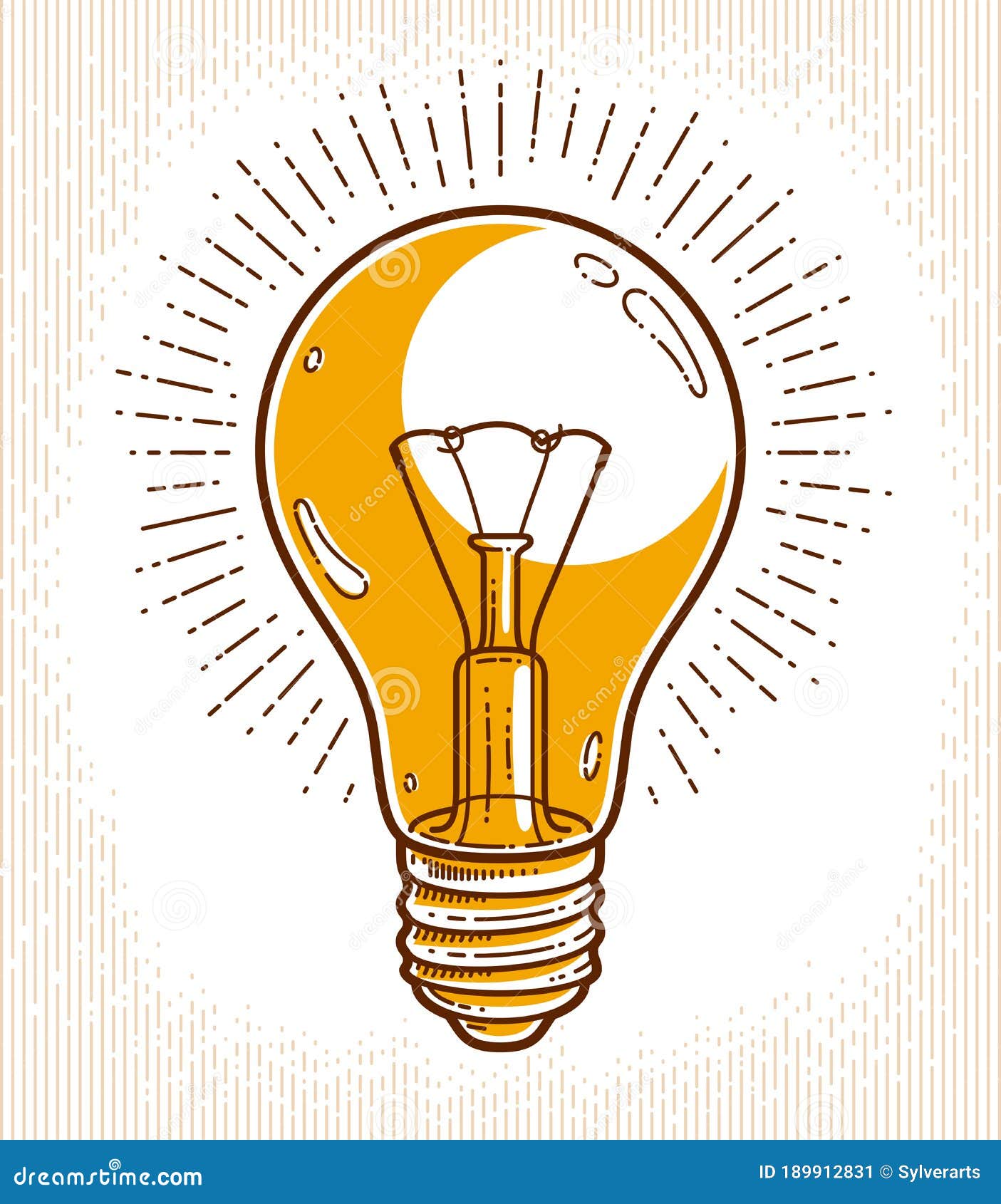 Creative Idea Light Bulb Vector Linear Logo or Icon, Creativity ...
