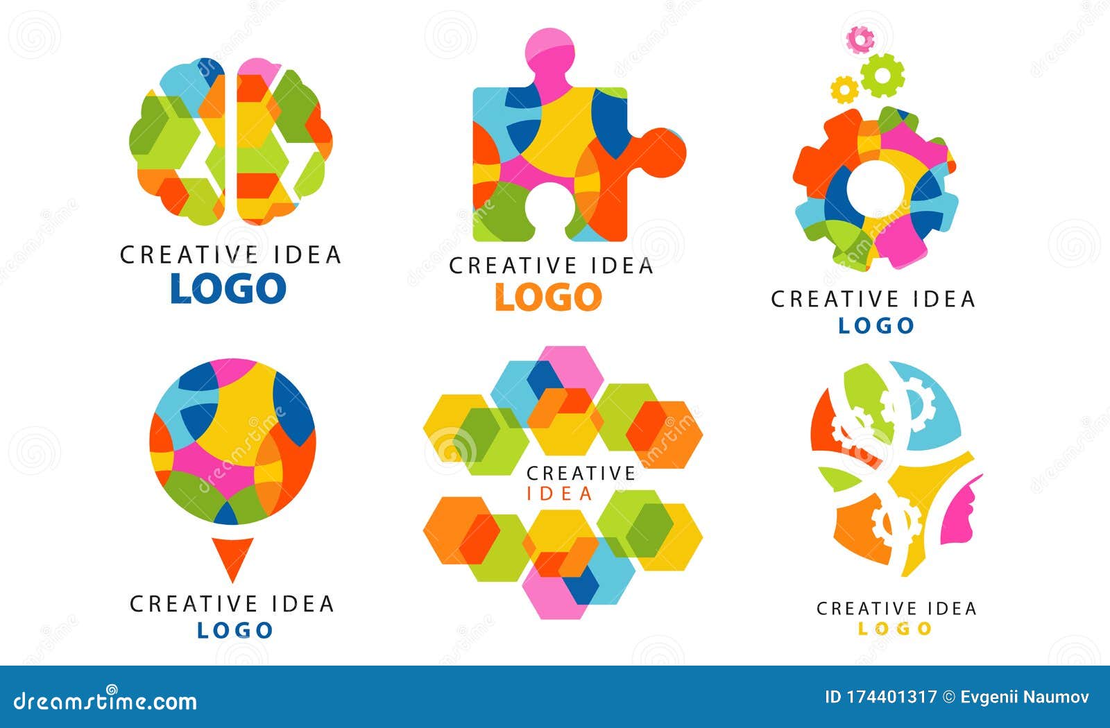 Creative Idea Logo Templates Collection, Digital Learning, Modern ...