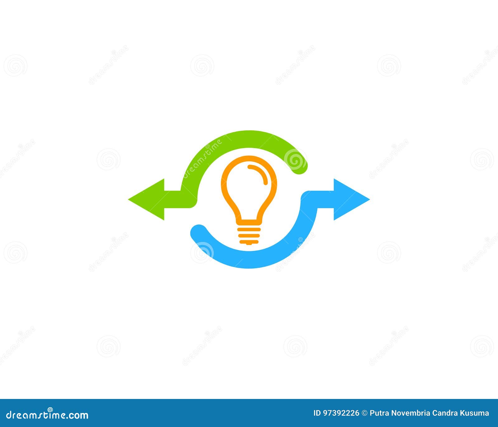 Creative Idea Share Icon Logo Design Element Stock Vector ...