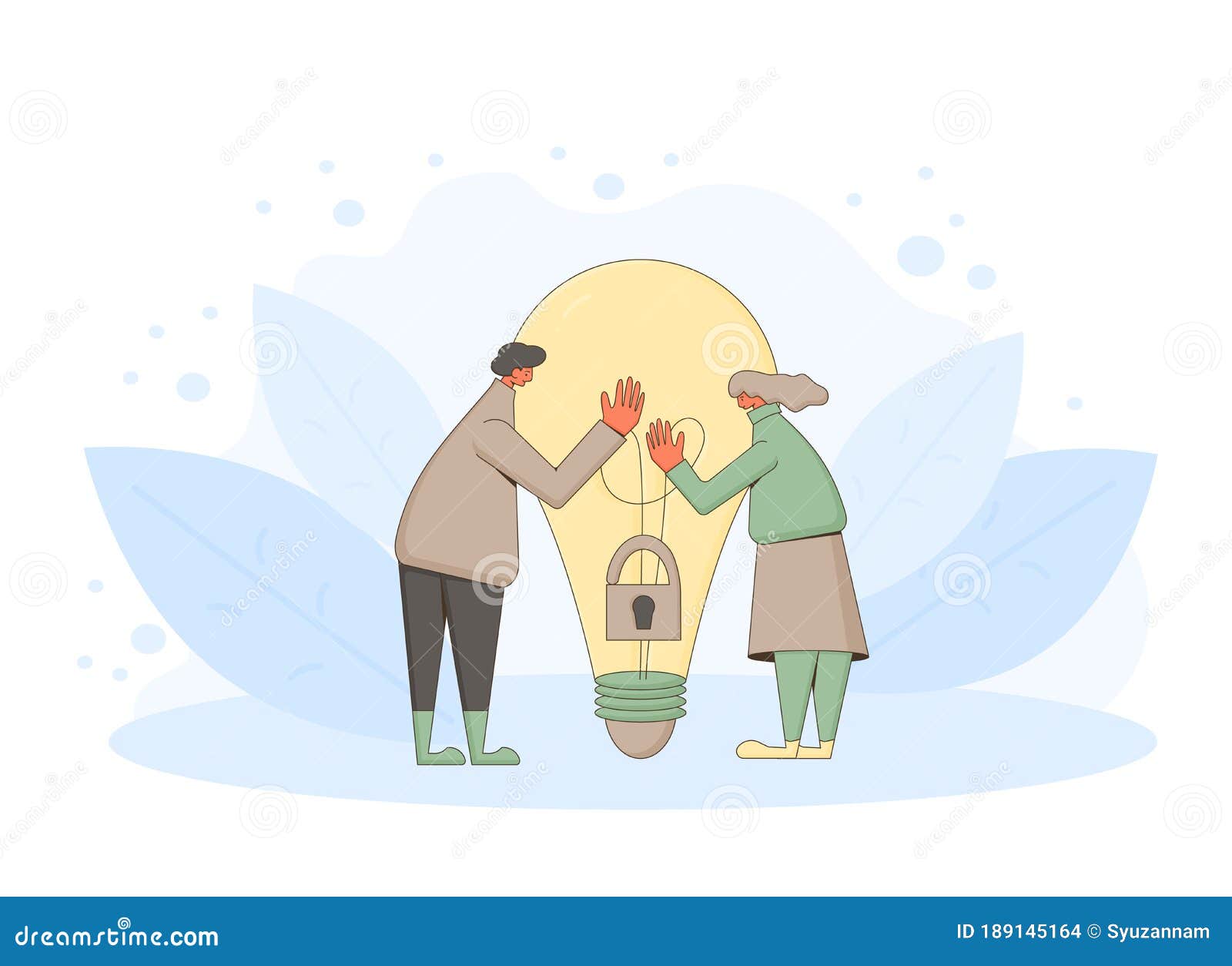 Creative Idea Team. Find a Solution Together Stock Vector ...