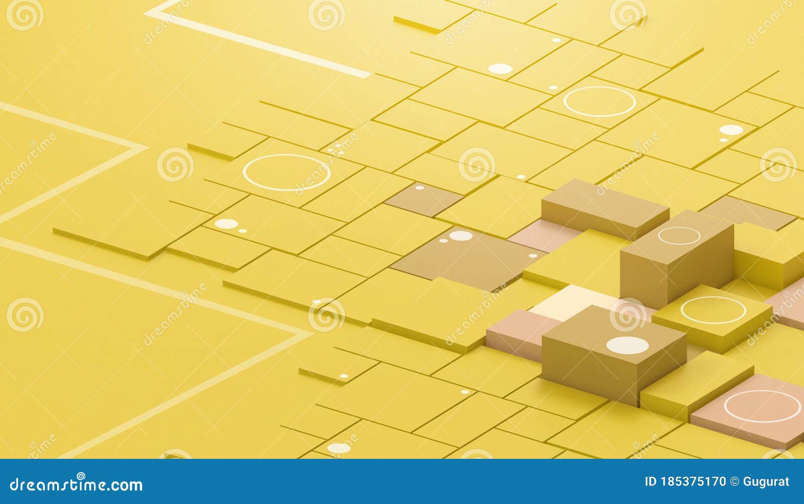 Creative Idea Technology and Random Square Shapes Geometric Modern with ...