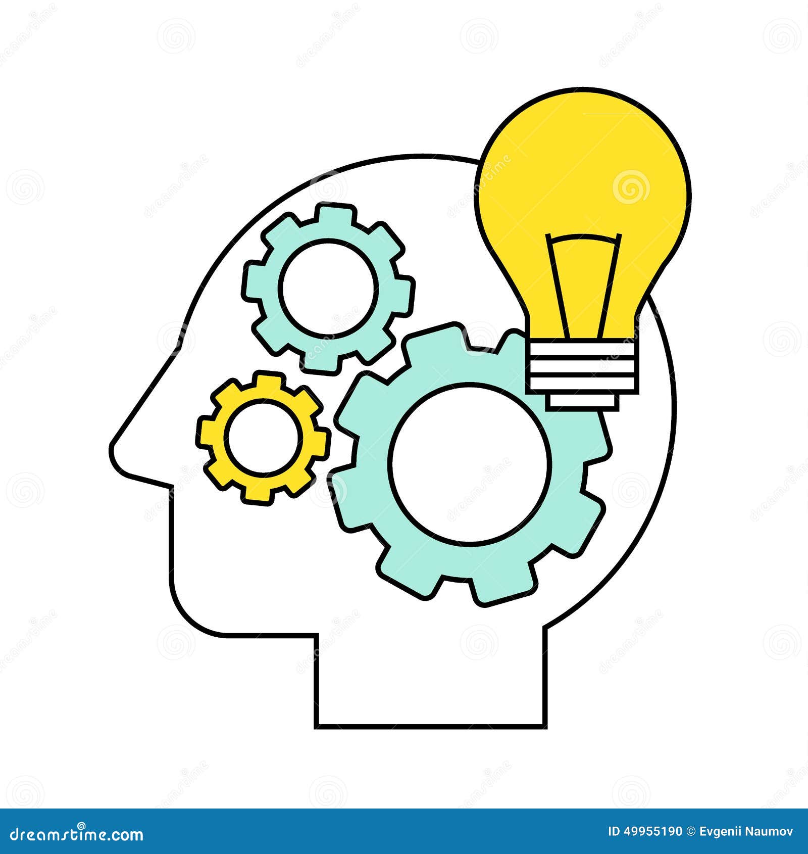 Creative Idea Think Out of the Box Vector Stock Vector - Illustration ...