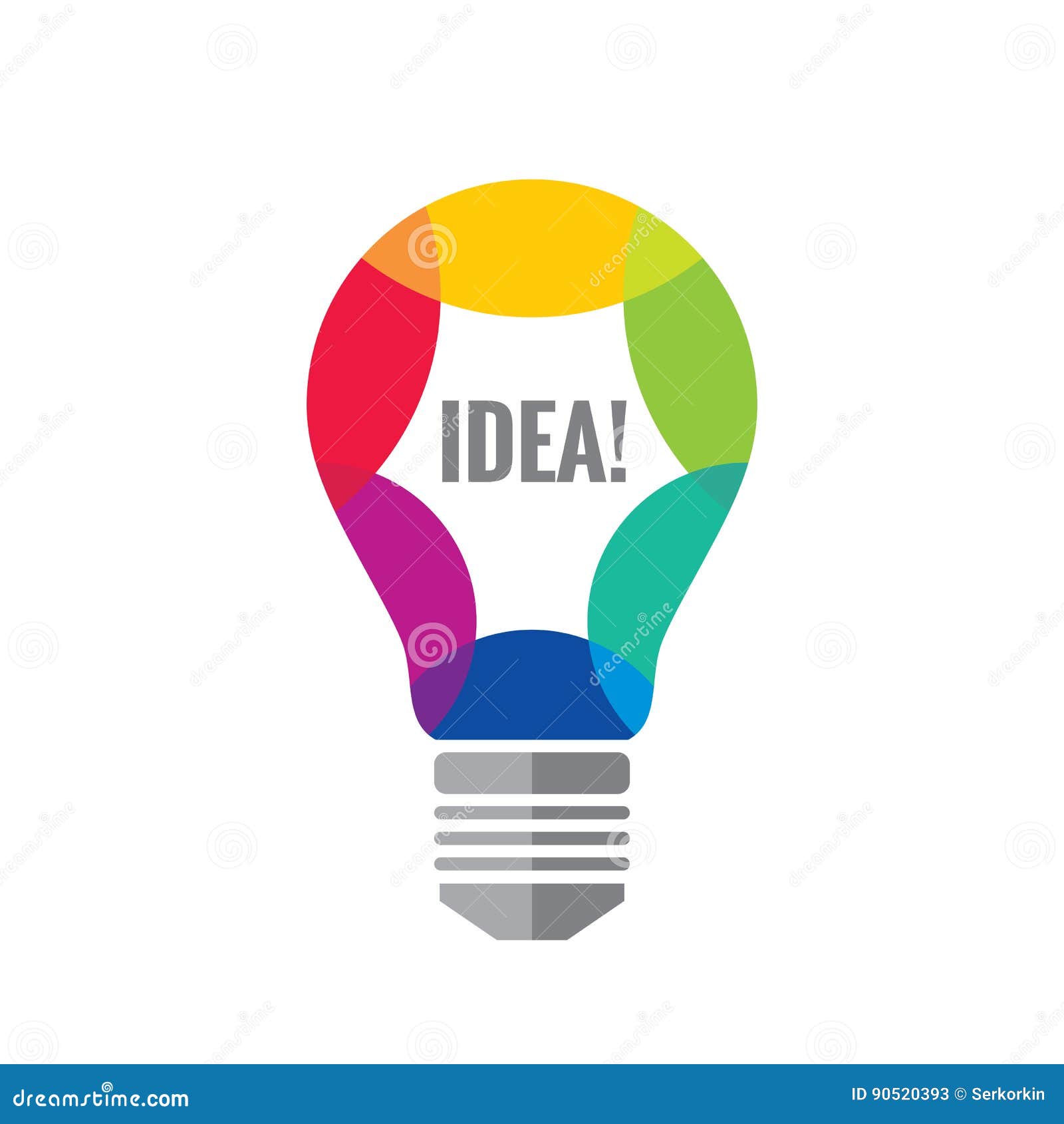 Creative Idea - Vector Logo Template Concept Illustration. Lightbulb ... Creative Idea - Vector Logo Template Concept Illustration. Lightbulb ...