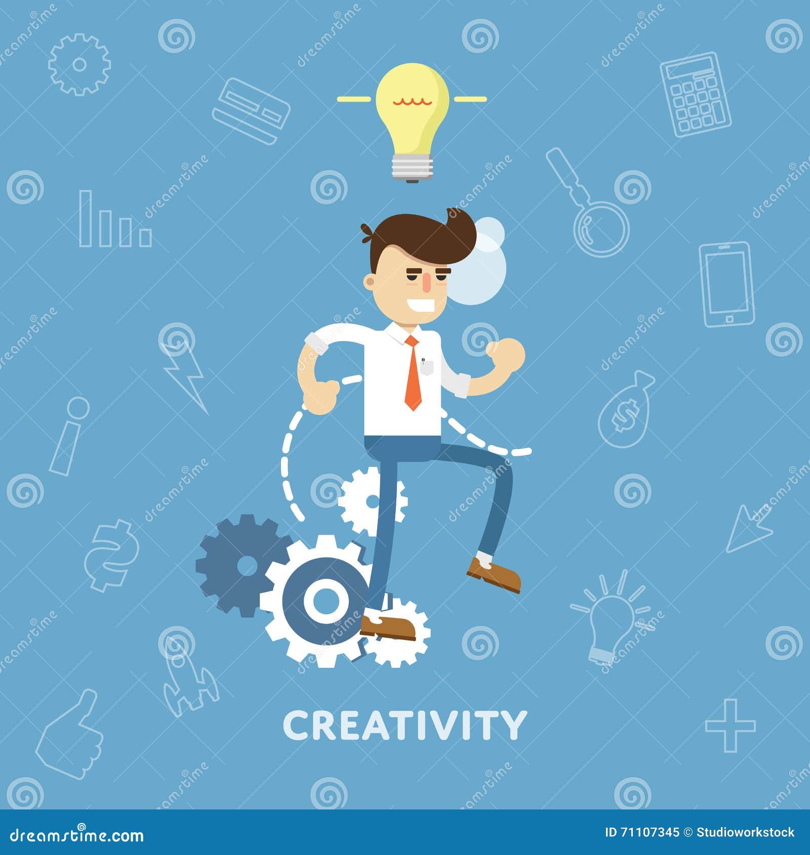 Creative Ideas Business Concept Stock Vector - Illustration of ...