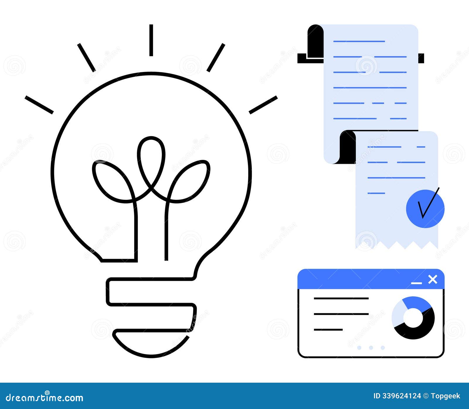 Creative Ideas and Data Analysis with Checklist and Rolled Receipts ...