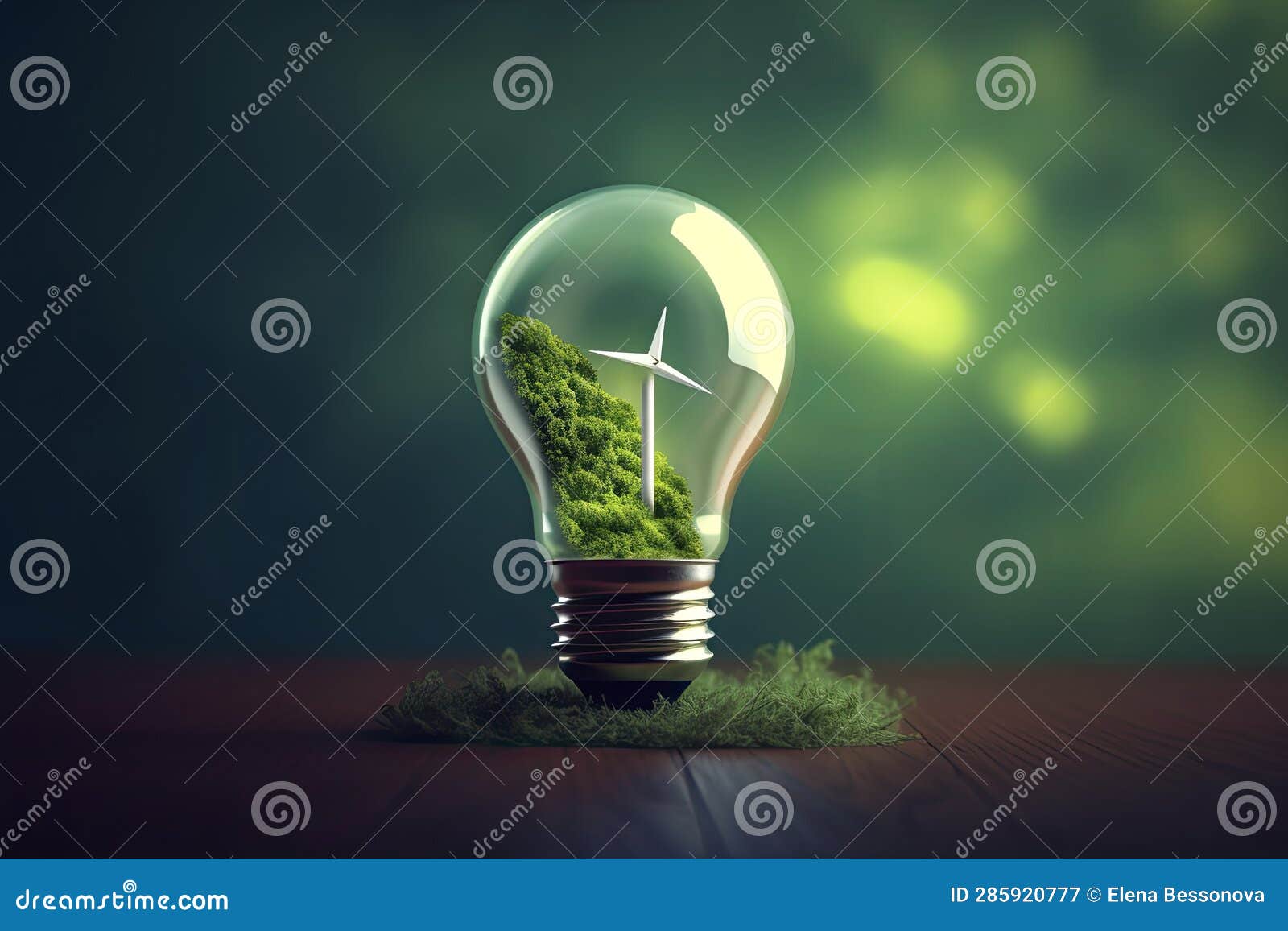 Creative Ideas of Earth Day or Save Energy and Environment Concept ...