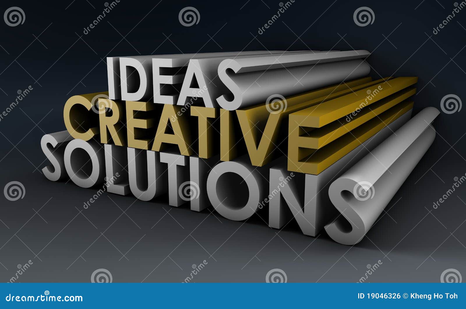Creative Ideas and Solutions Stock Illustration - Illustration of ...