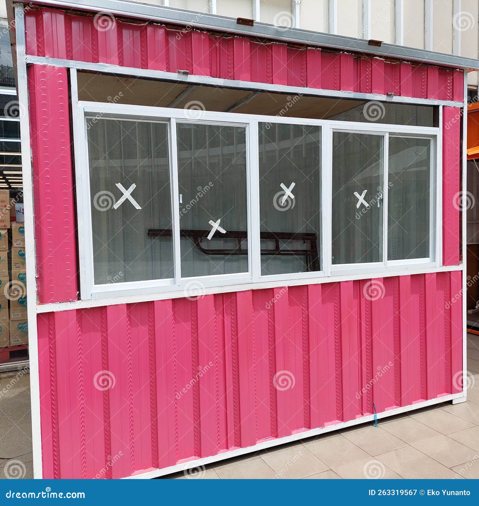 Creative Ideas for Stalls from Containers Stock Image - Image of ideas ...