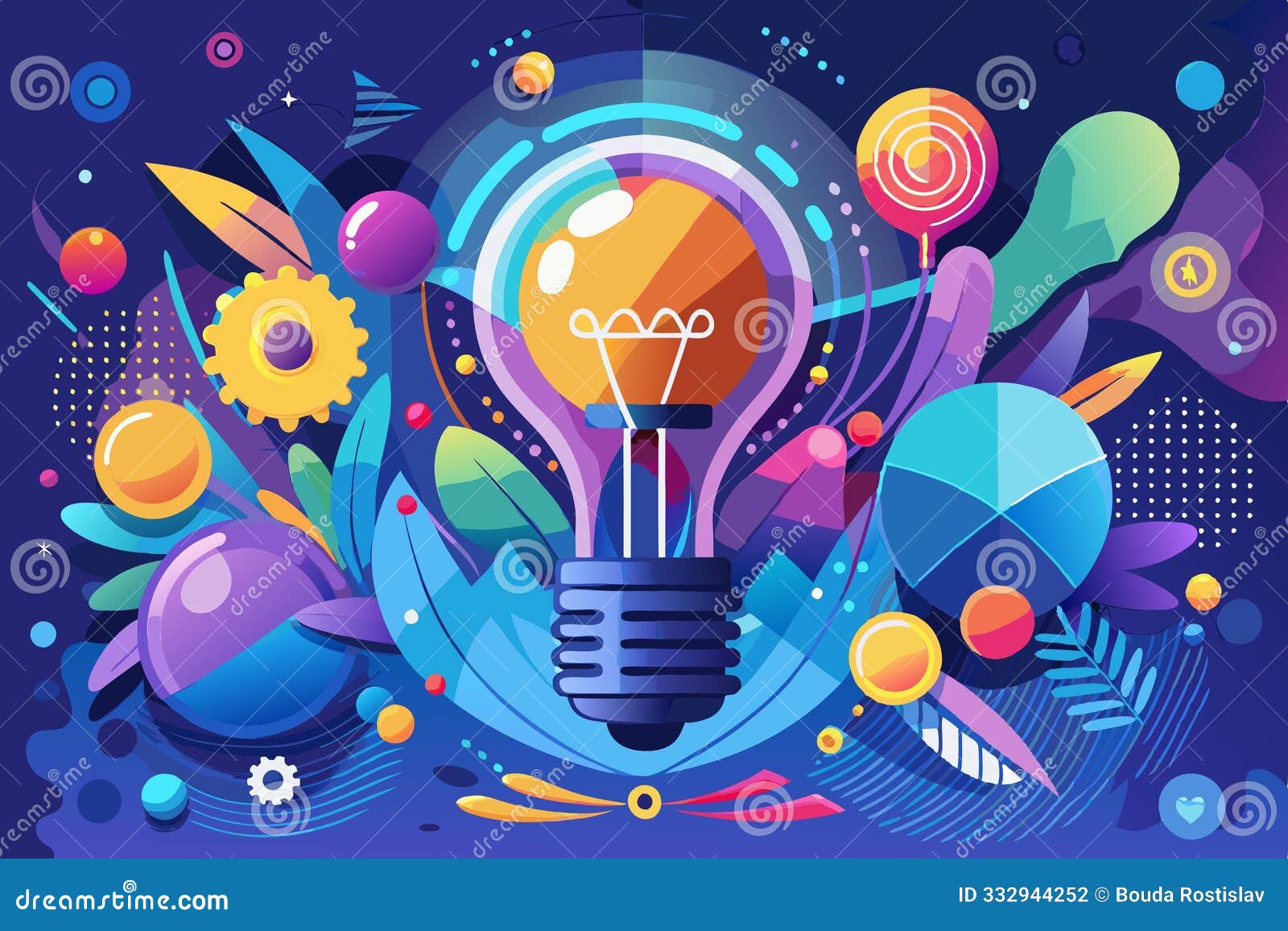 Creative Illumination Bright Ideas Visual Elements Design Inspiration ...