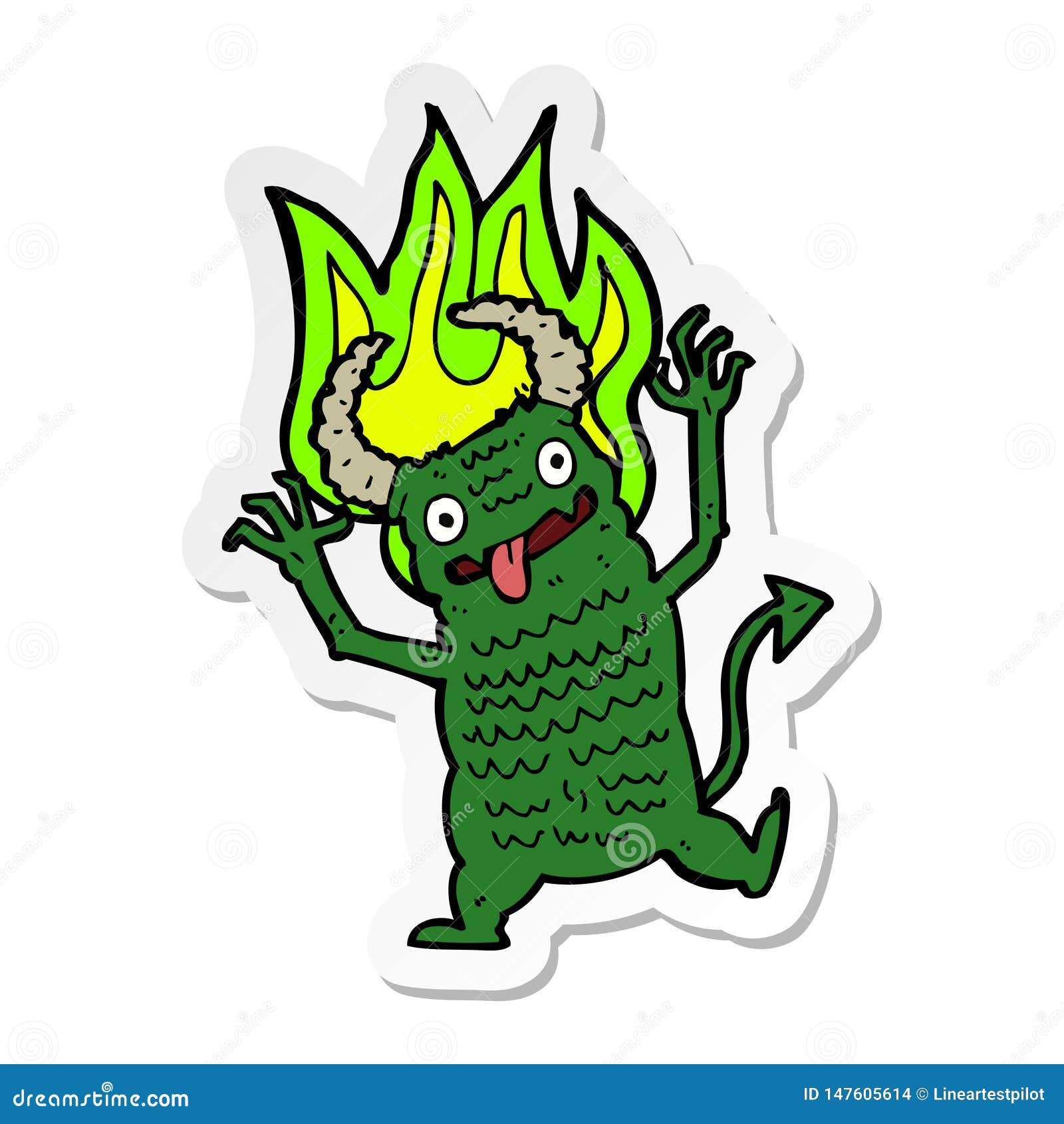 Cartoon Demon Hand Making The Devil Horns Hand Sign | CartoonDealer.com ...